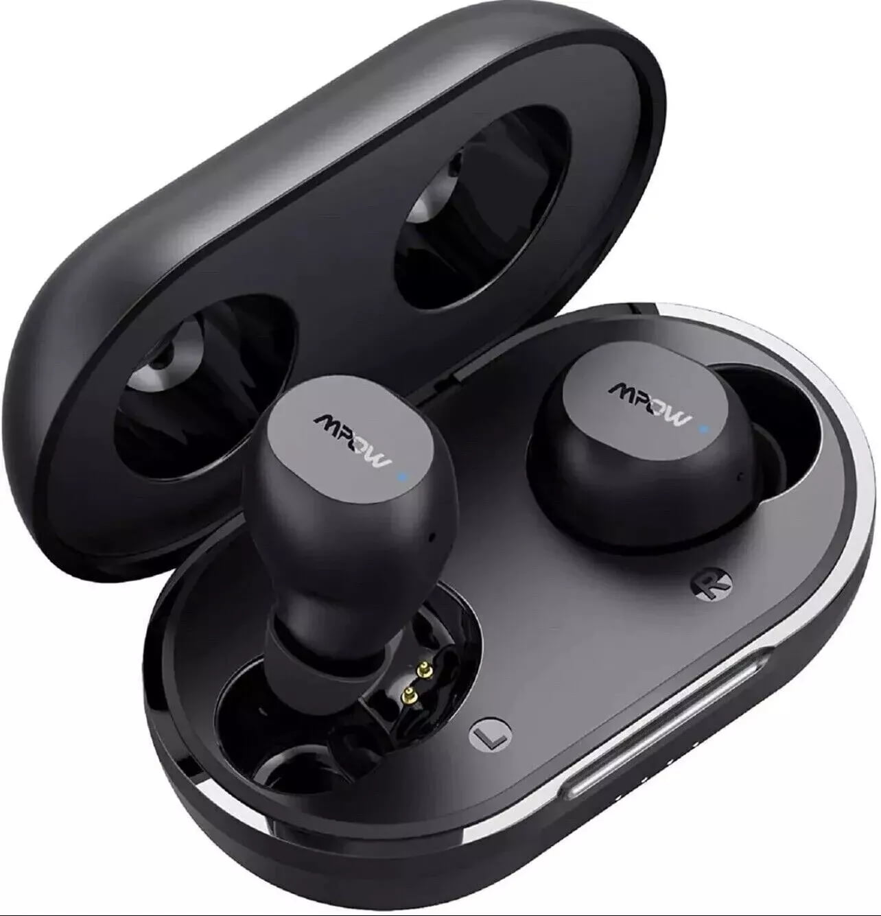 Wireless Earbuds Bluetooth 5.0 Headphones with Mic, USB-C Charging Case ...