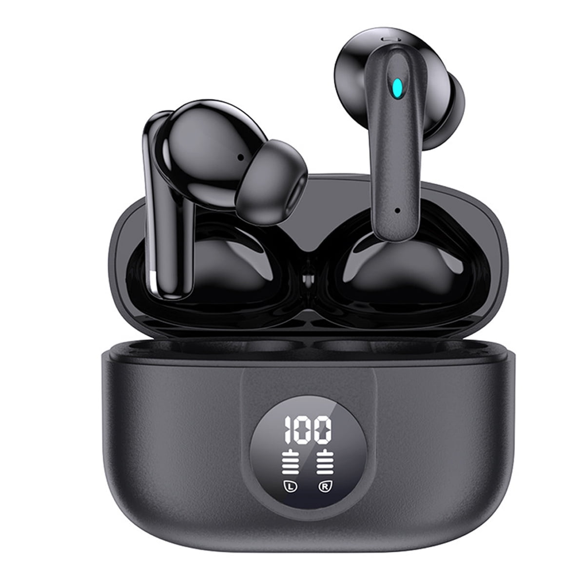 Wireless Earbuds, Bluetooth 5.3 Ear Buds LED Power Display Headphones ...