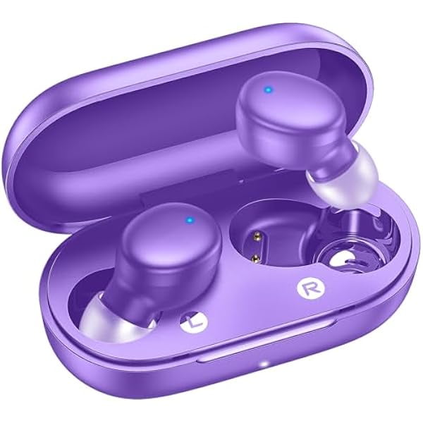 Wireless Earbuds Bluetooth 5.3 in Ear Buds Light-Weight Headphones,Deep ...