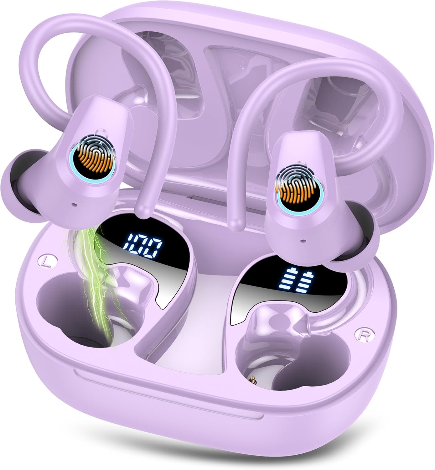 Wireless Earbuds, Bluetooth 5.3 Headphones Sport, In Ear buds Wireless ...