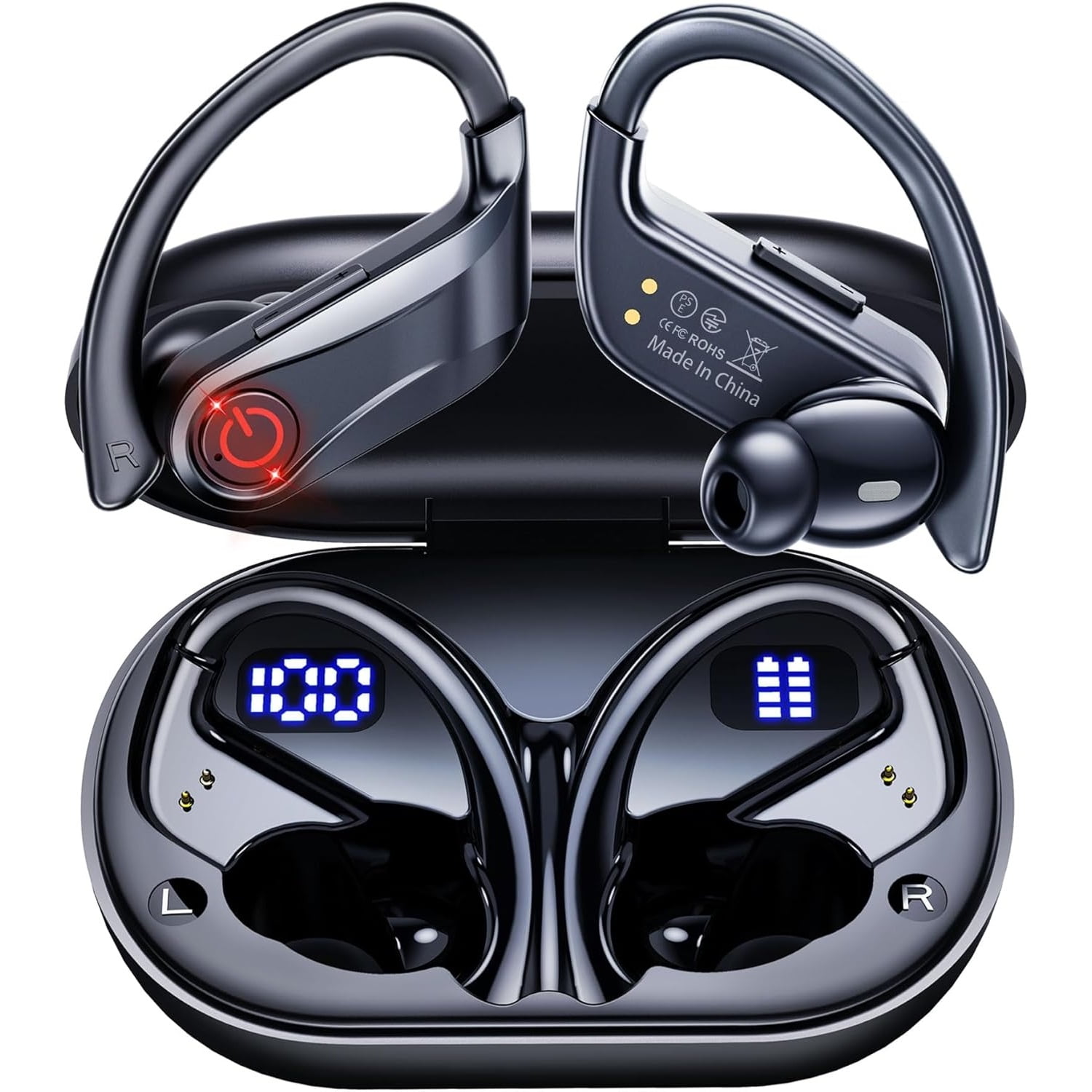 Wireless Earbuds Bluetooth 5.3 Sport Ear Buds Wireless Headphones 120H ...