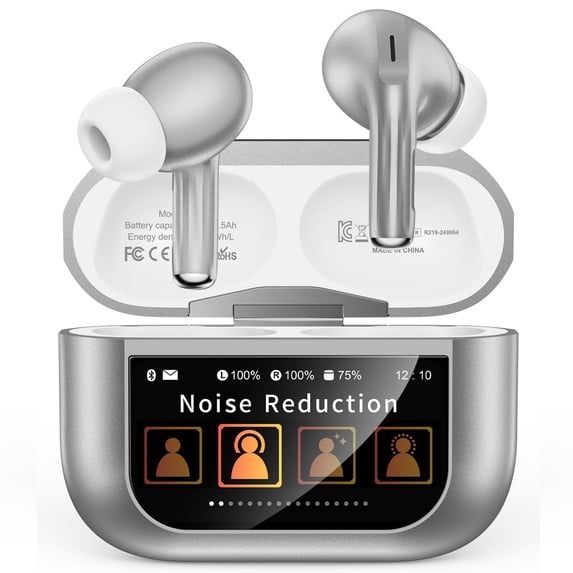 Wireless Earbuds, Bluetooth 5.4 Ear Buds, ENC Noise Cancelling ...
