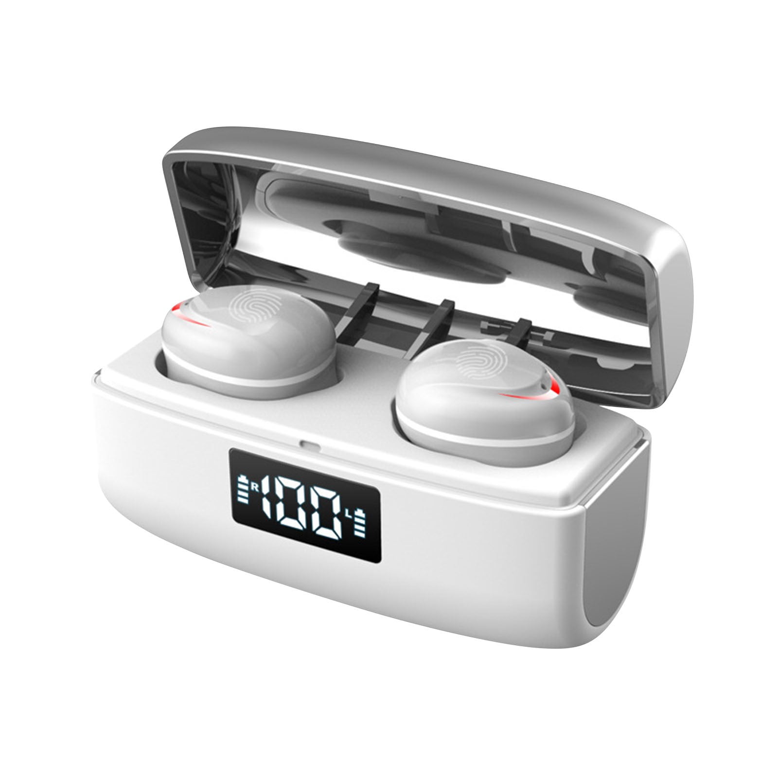 Wireless Earbuds,Bluetooth 5.4 Ear Buds LED Power Display Headphones ...