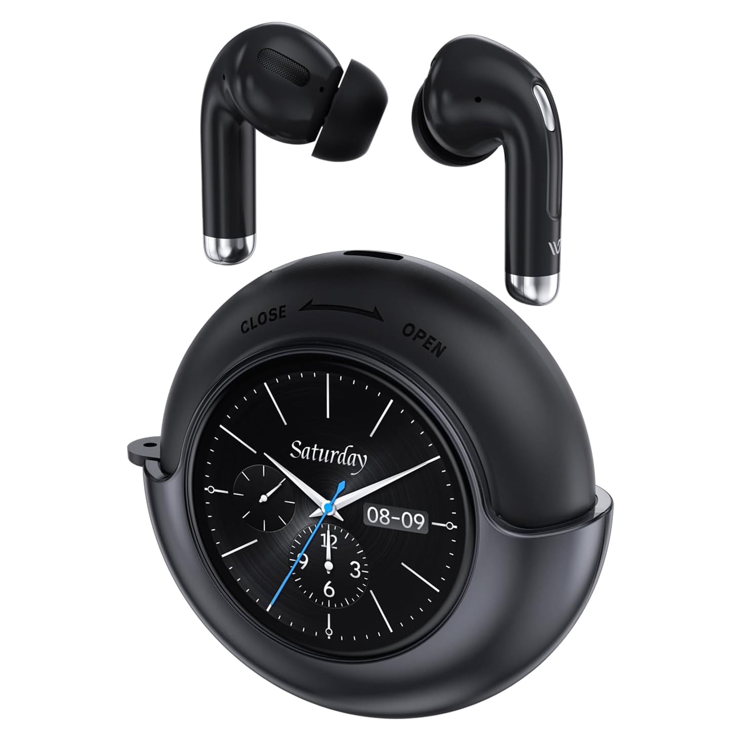Wireless Earbuds BT5.4 with 1.8-Inch Touchscreen Charging Case, Hi-Fi ...