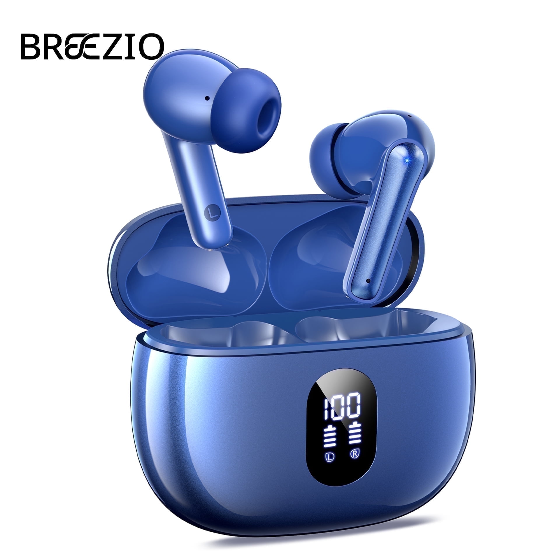 Wireless Earbuds, Bluetooth Ear Buds with Big Bass Stereo Sound, 65 ...