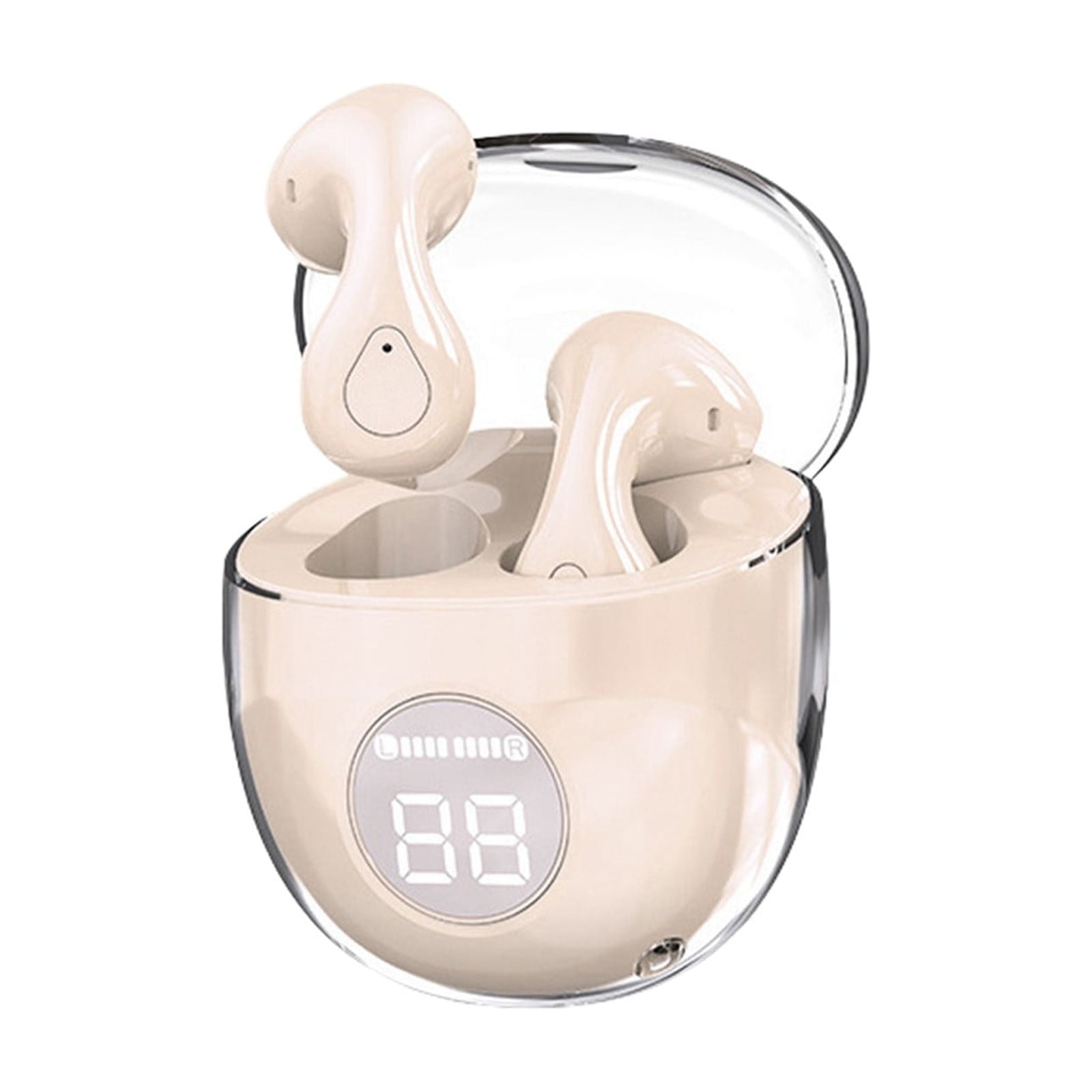 Wireless Earbuds, Bluetooth Earbuds with Digital Display Charging Case ...