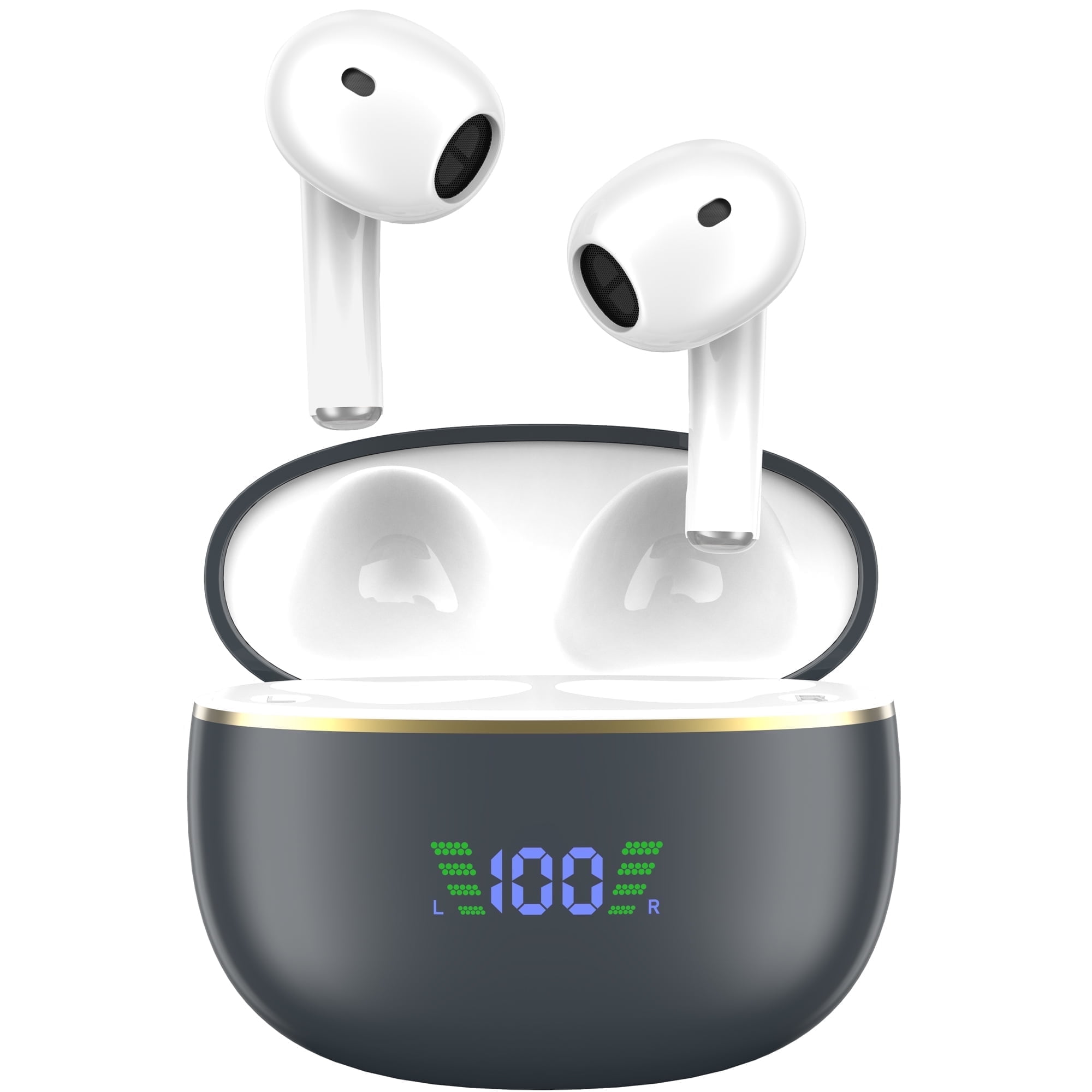 Wireless Earbuds Bluetooth Headphones 40H Playback LED Power Display ...