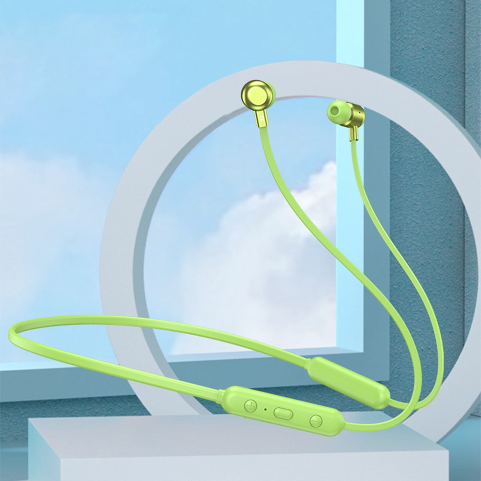 Wireless Earbuds, Bluetooth Headphones 48H Playtime Ear Buds with LED ...