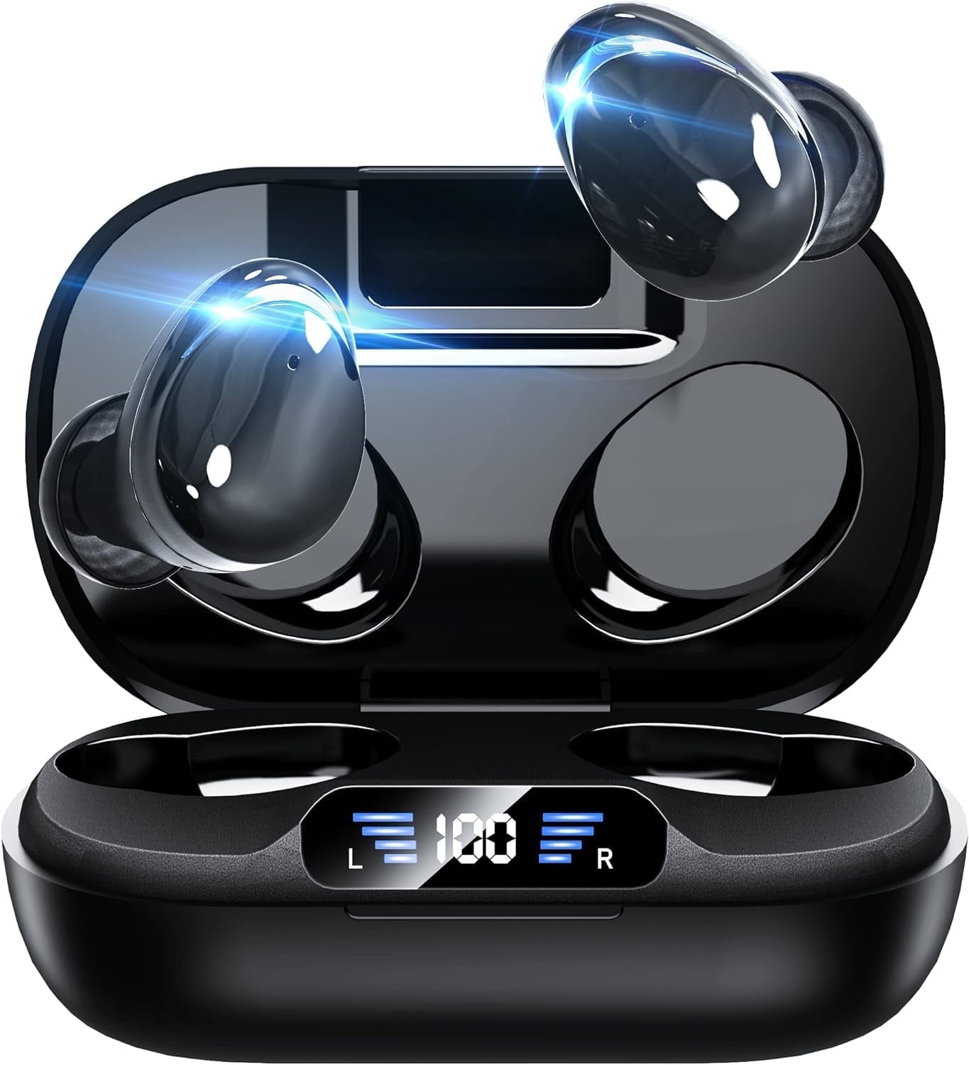 Cshidworld Wireless Bluetooth Earbuds 5.3, HiFi Stereo, 48H Playtime ...