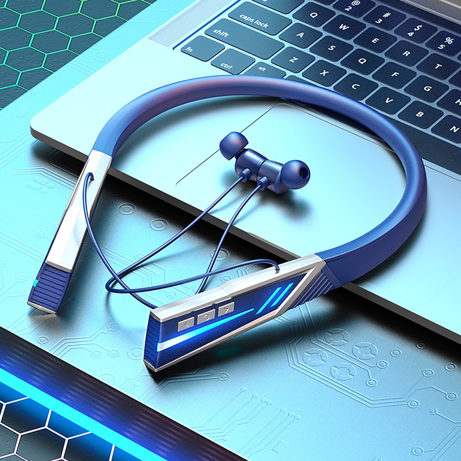 Wireless Earbuds, Bluetooth Headphones 5.3 HiFi Stereo, Wireless ...