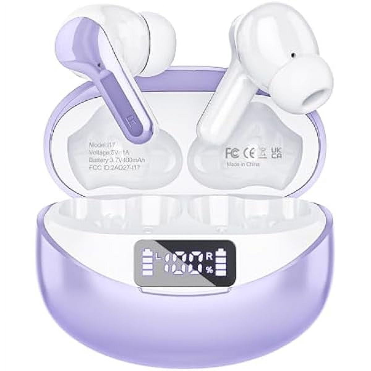 Wireless Earbuds, Bluetooth Headphones 5.3 HiFi Stereo, Wireless ...