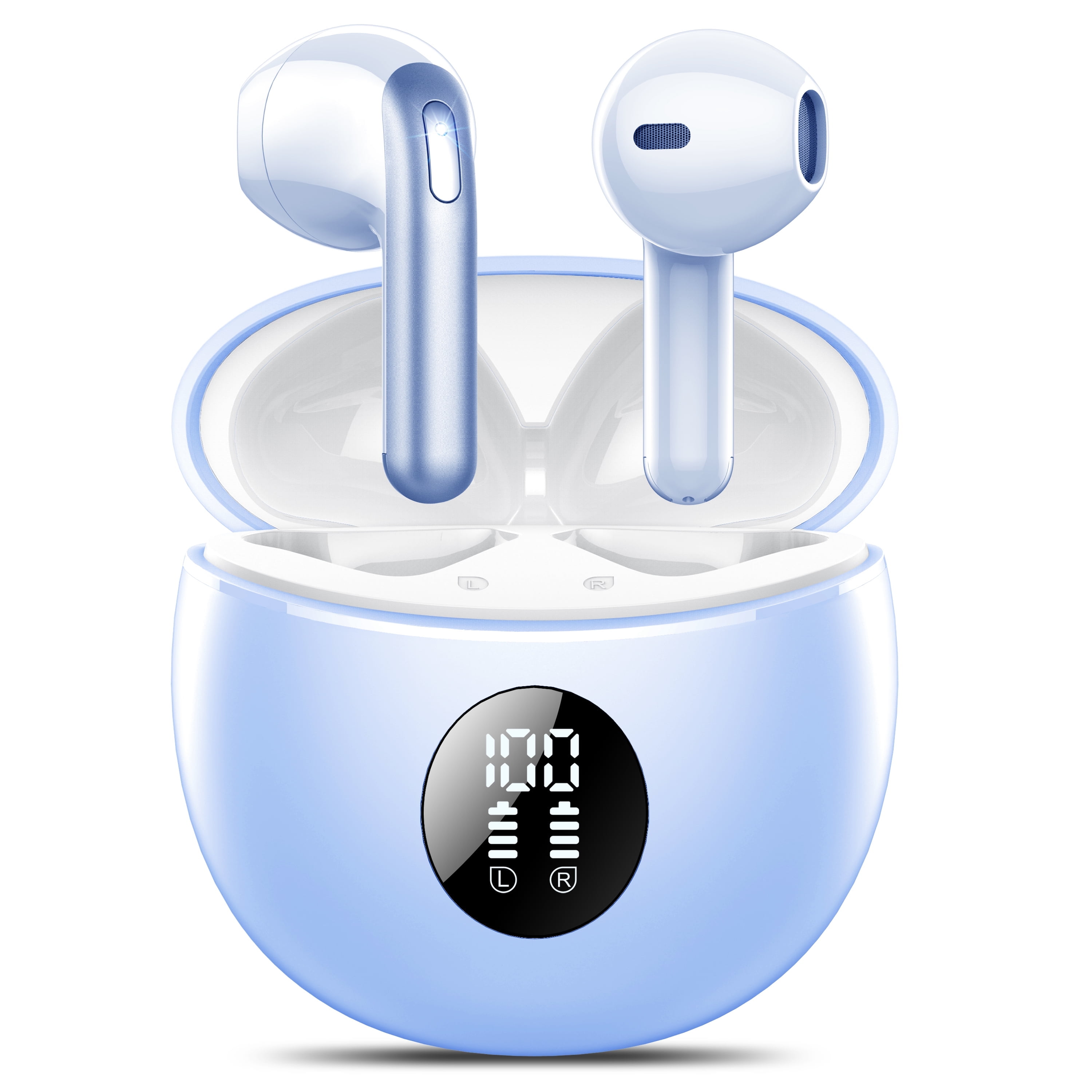 Wireless Earbuds, Bluetooth Headphones 5.4, 50Hrs Playtime Bluetooth ...