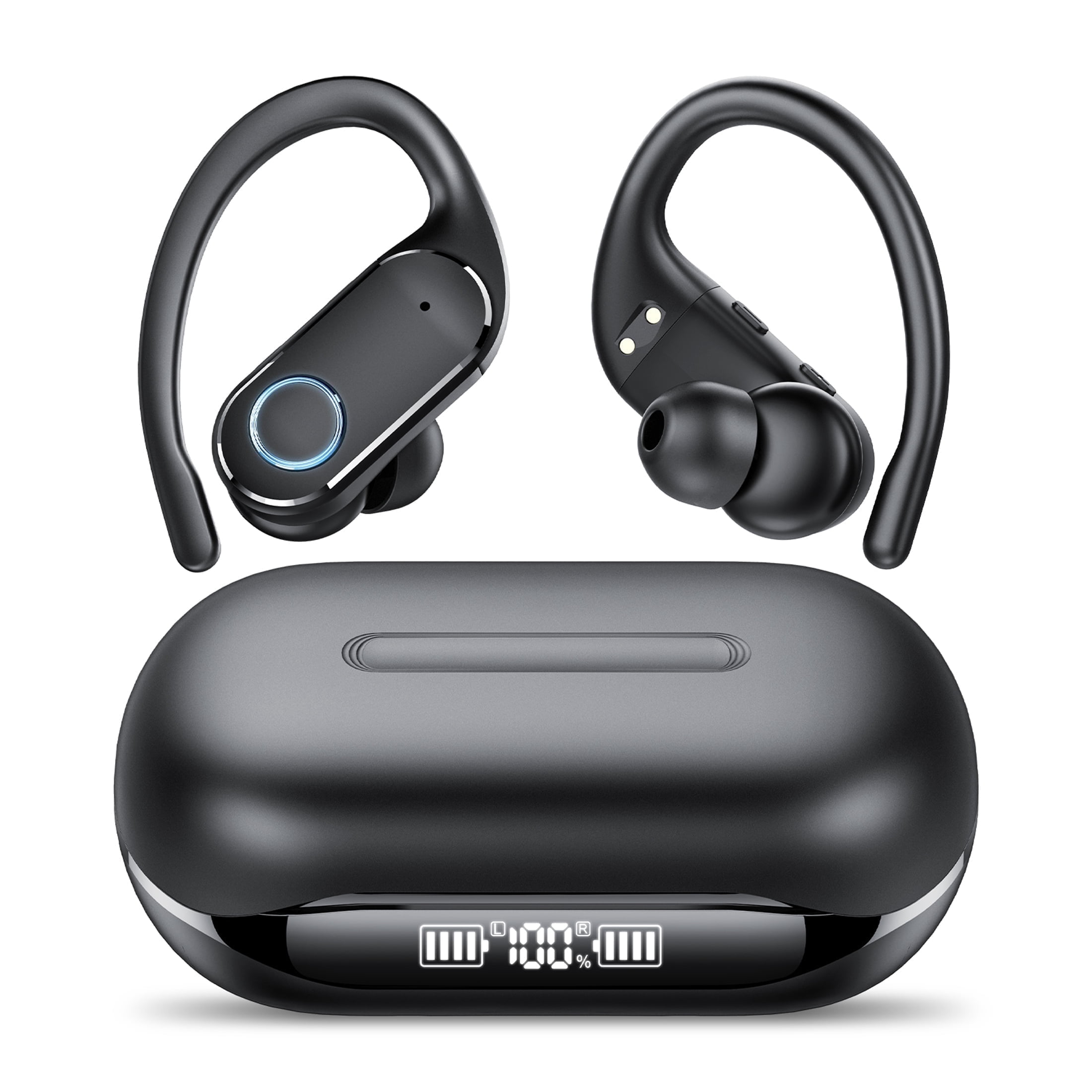 Wireless Earbuds Bluetooth Headphones 5.4-60Hrs Playtime with LED ...