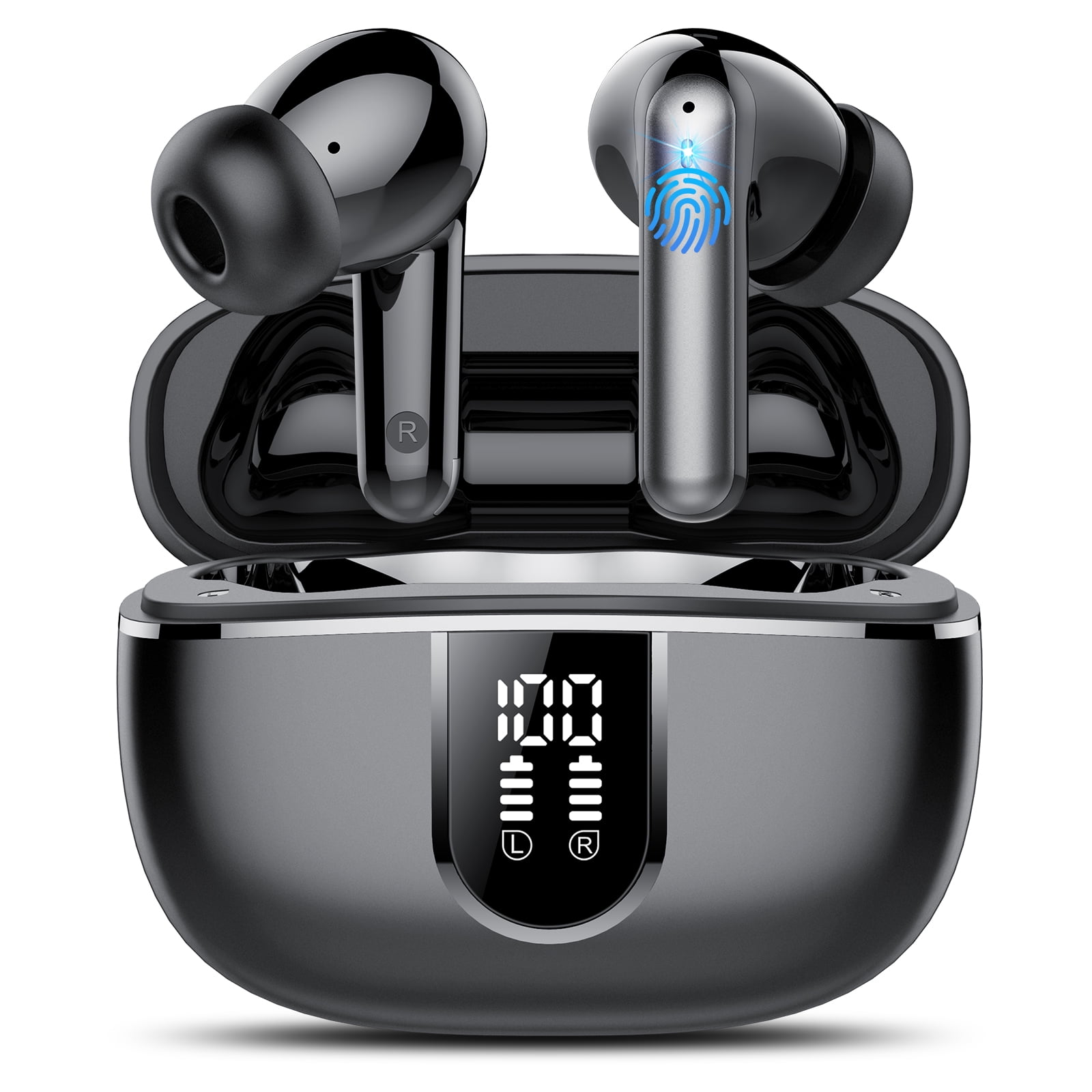 Wireless Earbuds, Bluetooth Headphones 5.4, Bass Boost 85%, 50Hrs ...