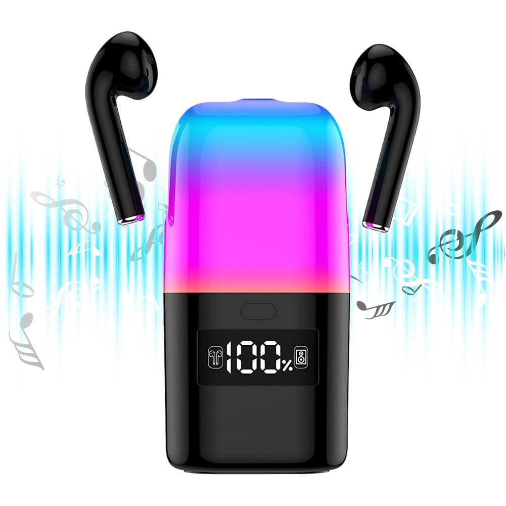 Wireless Earbuds Bluetooth Headphones, 50H Playtime Ear Buds with Mic ...