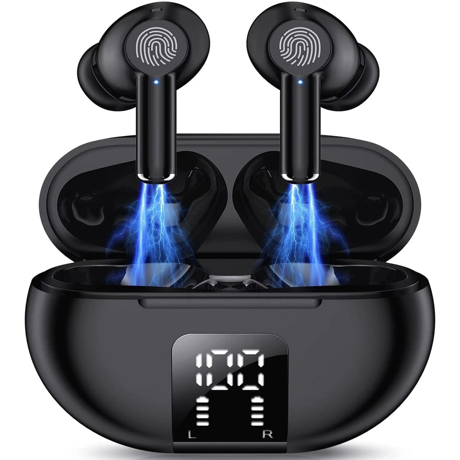 Wireless Earbuds Bluetooth Headphones with Charging Case IPX7 ...