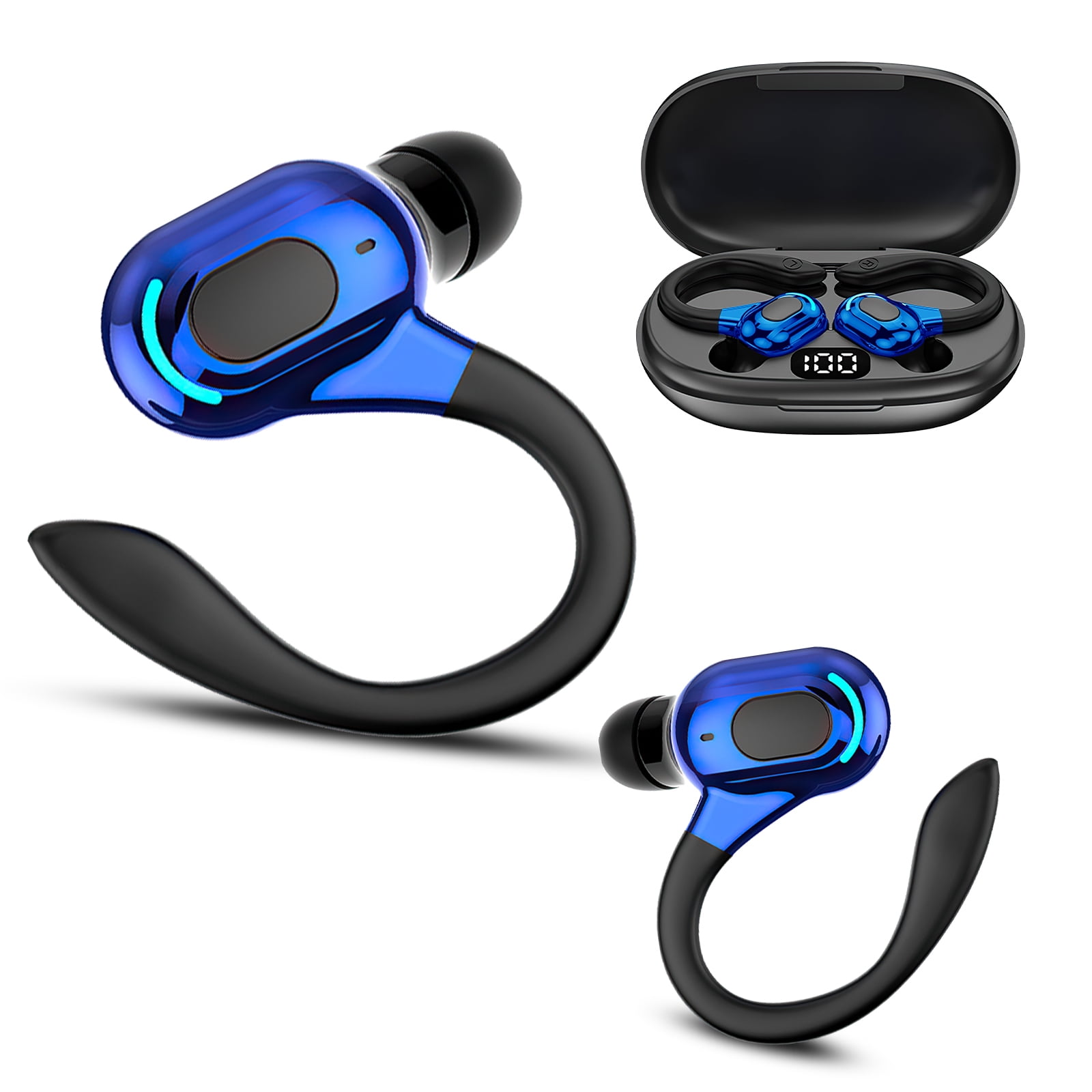 Wireless Earbuds Bluetooth Headphones,DFITO 90Hrs Playtime Open Ear ...
