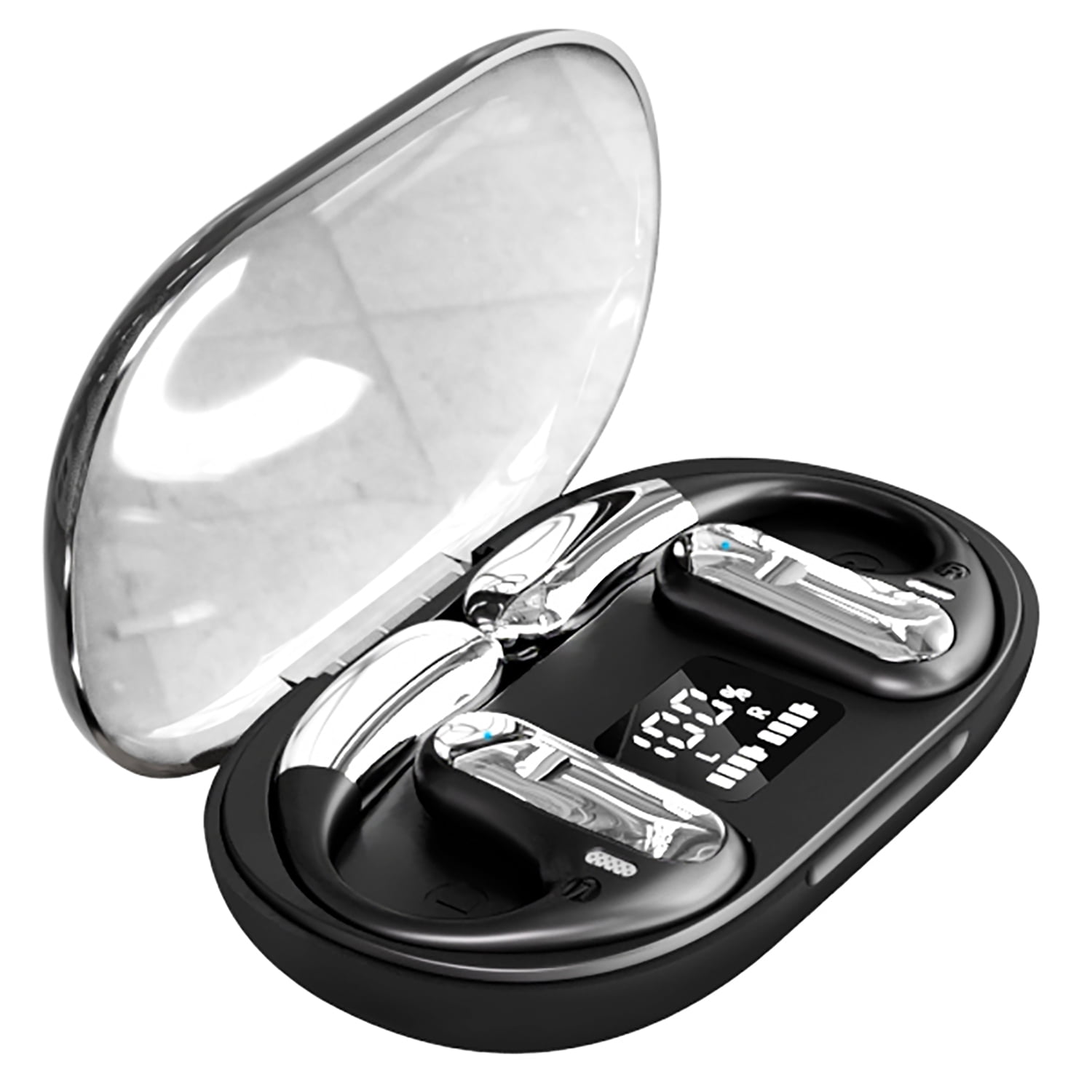 Wireless Earbuds Bluetooth Headphones Double Stereo Channel Hanging ...