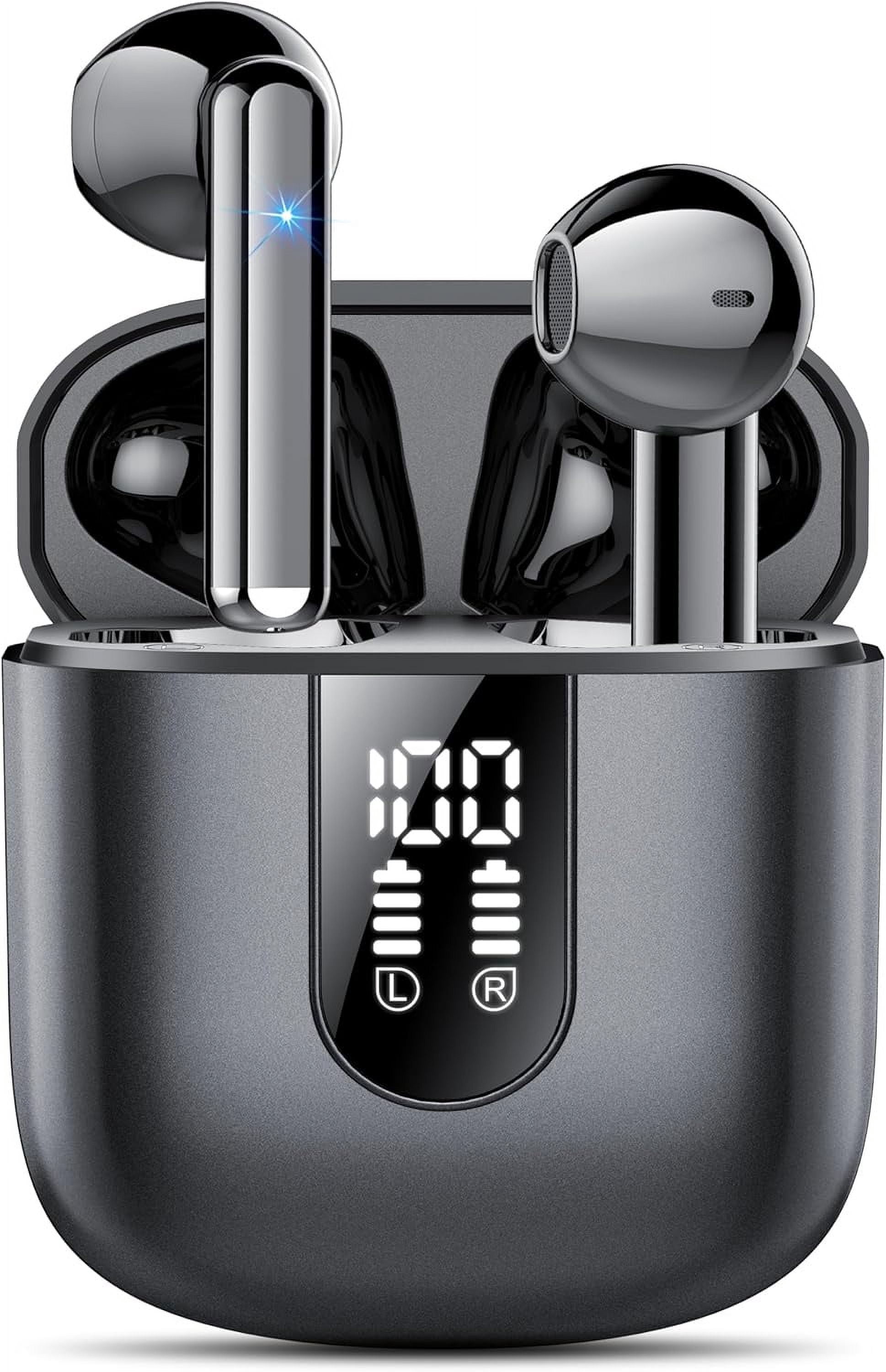 Wireless Earbuds, Bluetooth Headset with Microphone Touch Control ...