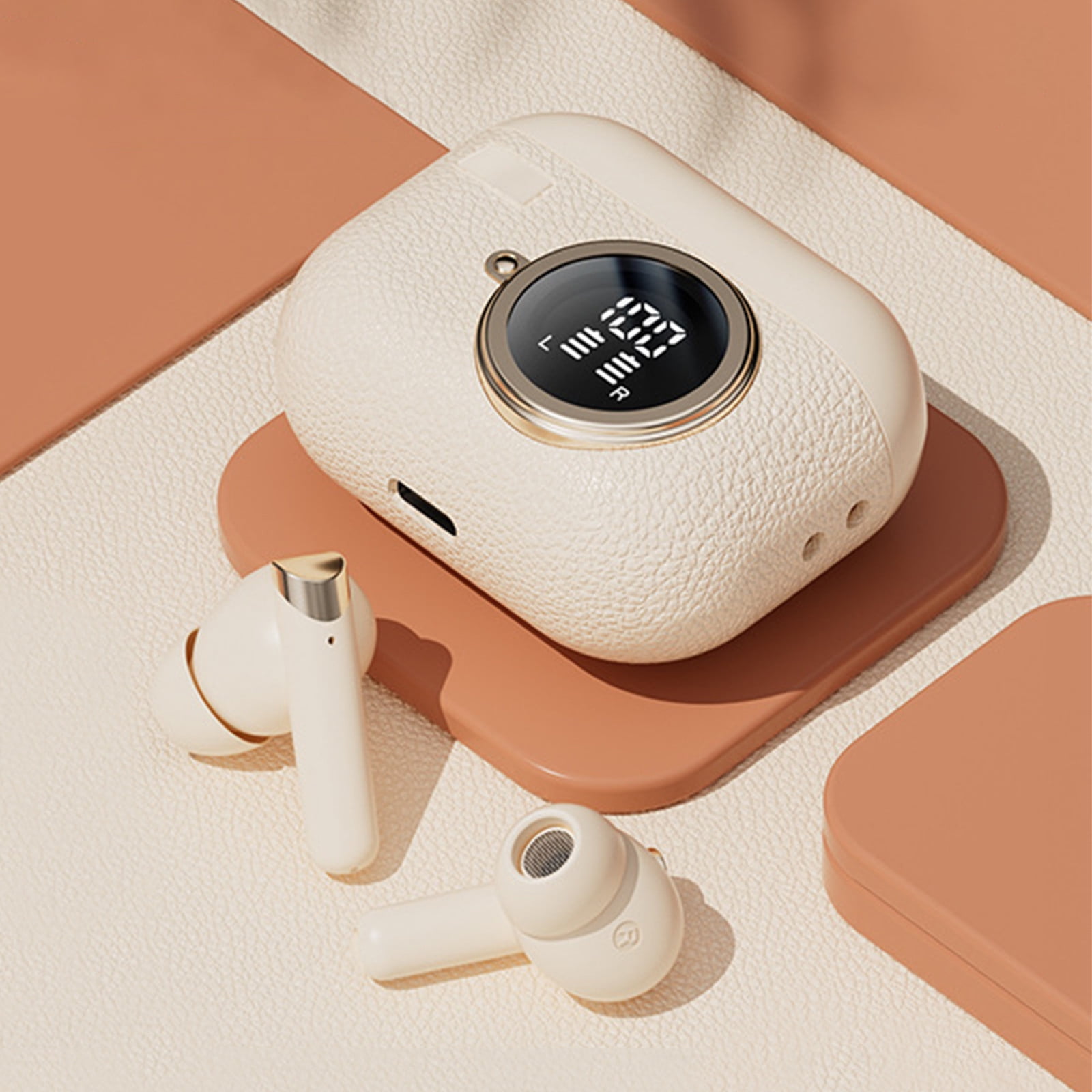 Wireless Earbuds with Bluetooth Playtime Noise Reduction,LED Display ...