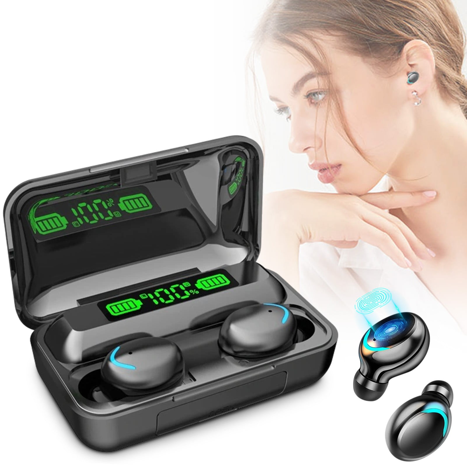 Wireless Earbuds Bluetooth Translate Function Immersive Premium - Built ...