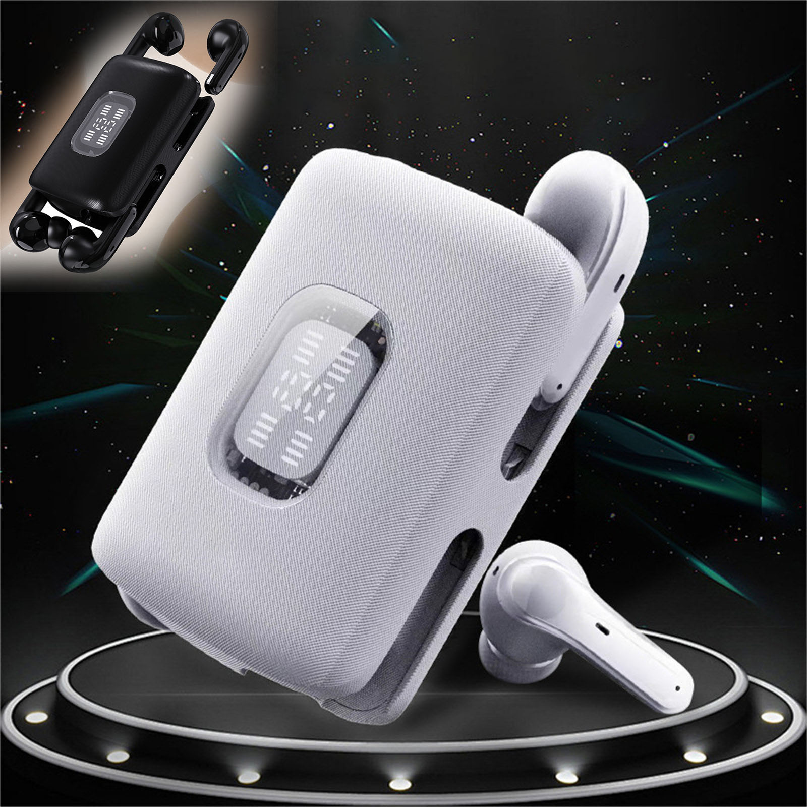 Wireless Earbuds Clearance under $5 kkbbma Deep Bass Sound Headsets ...