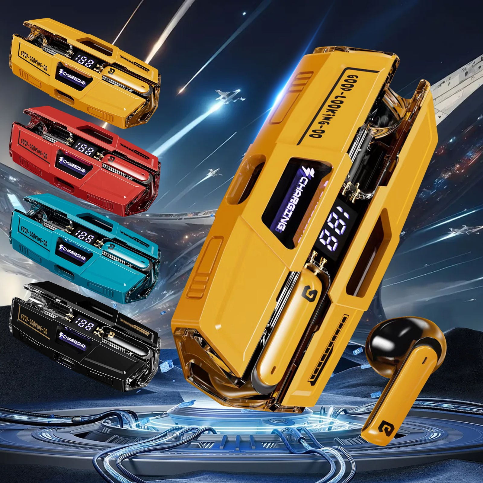 Wireless Earbuds Clearance under $5 kkbbma Mecha Wireless Bluetooth ...