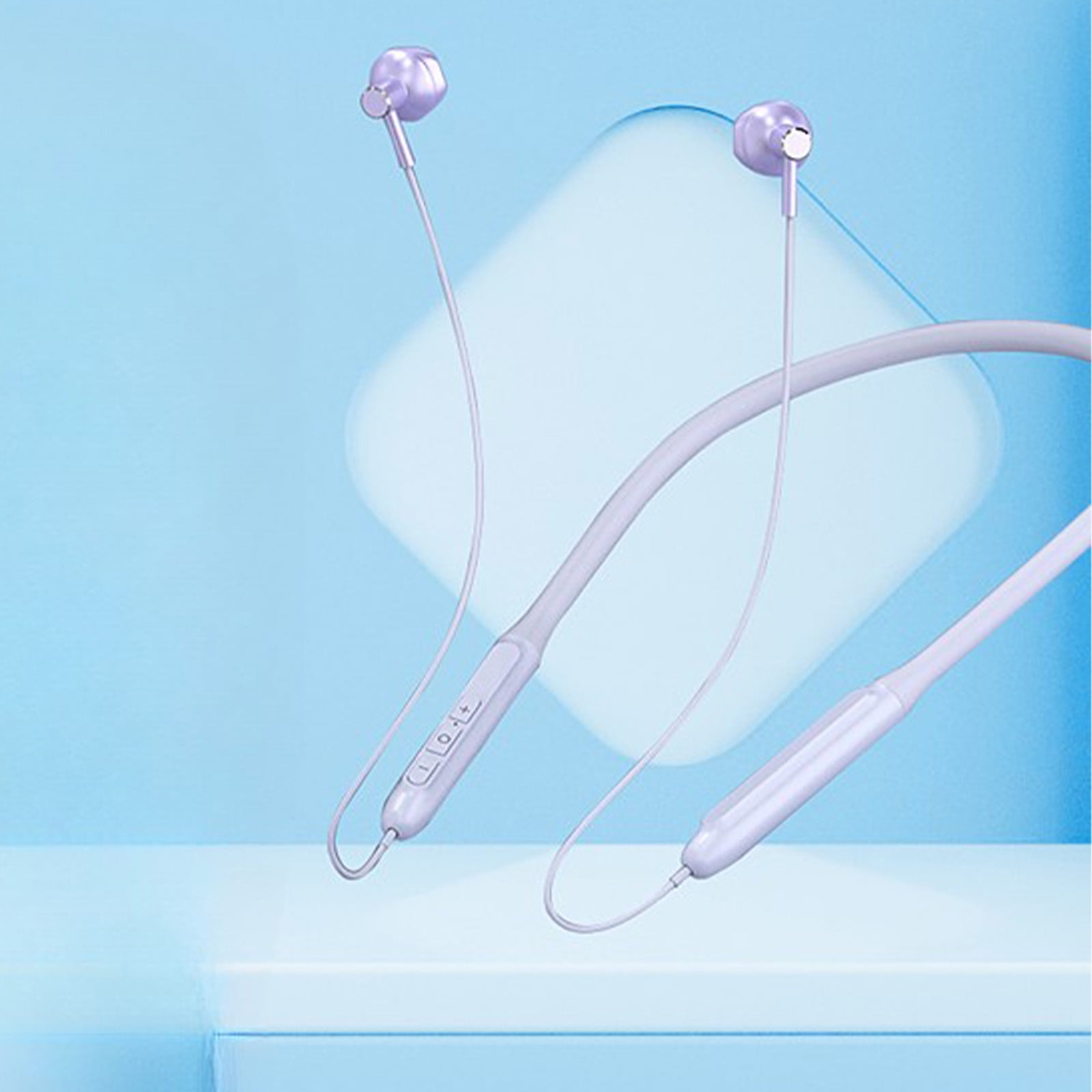 Wireless Earbuds Hanging Neck Style Wireless Half In Ear Large Capacity ...