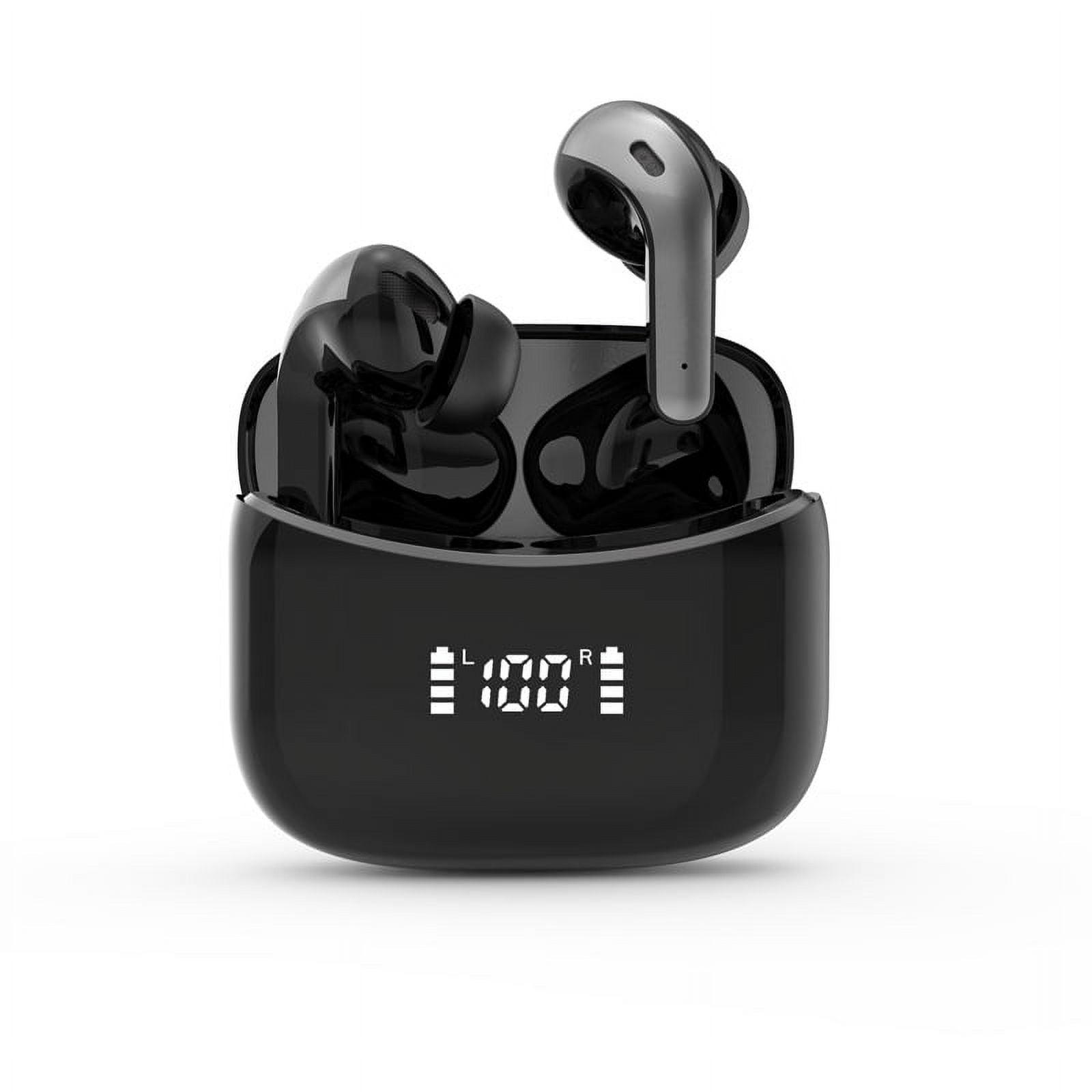 Wireless Earbuds, Headset with Microphone Touch Control , IPX7 ...