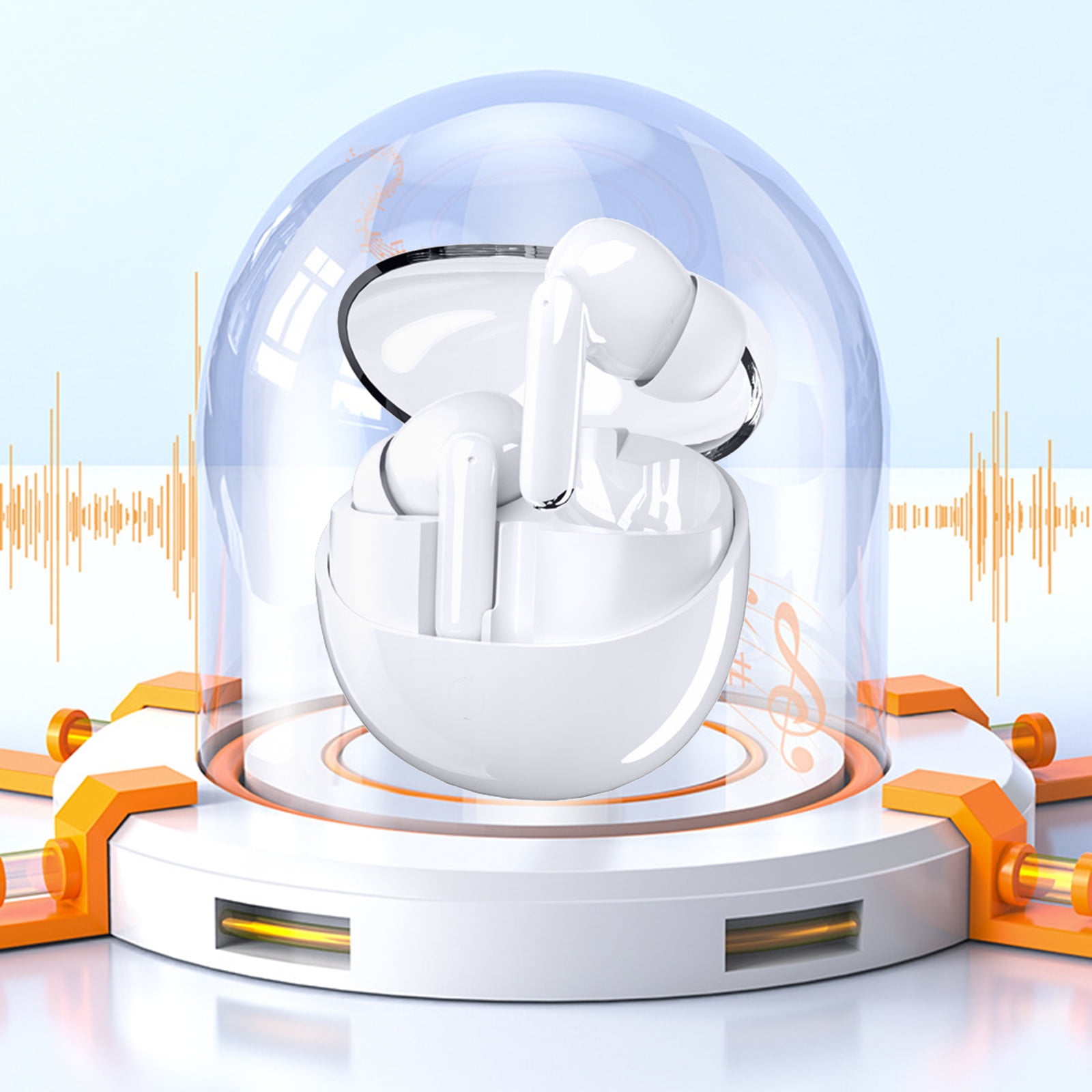 Wireless Earbuds, Hwkond Wireless Bluetooth Headphones With Charging ...