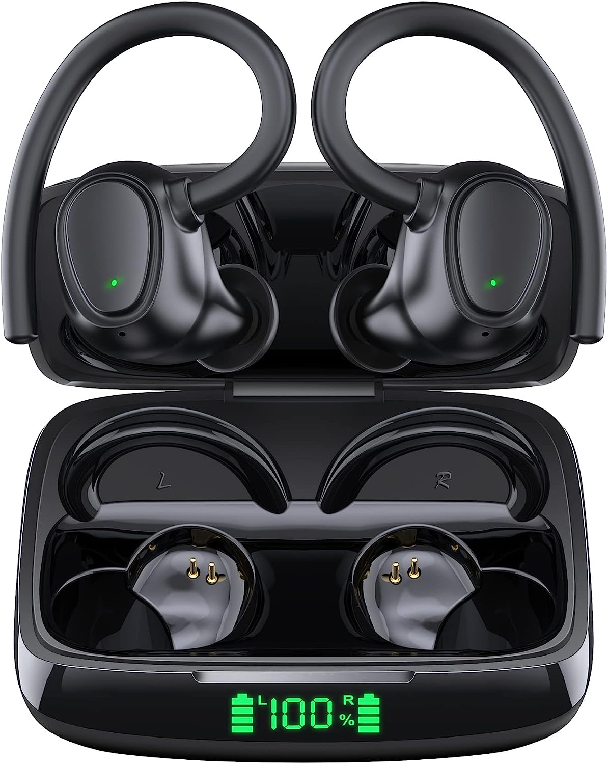 onn. White In-Ear True Wireless Earbuds with Charging Case - Walmart.com