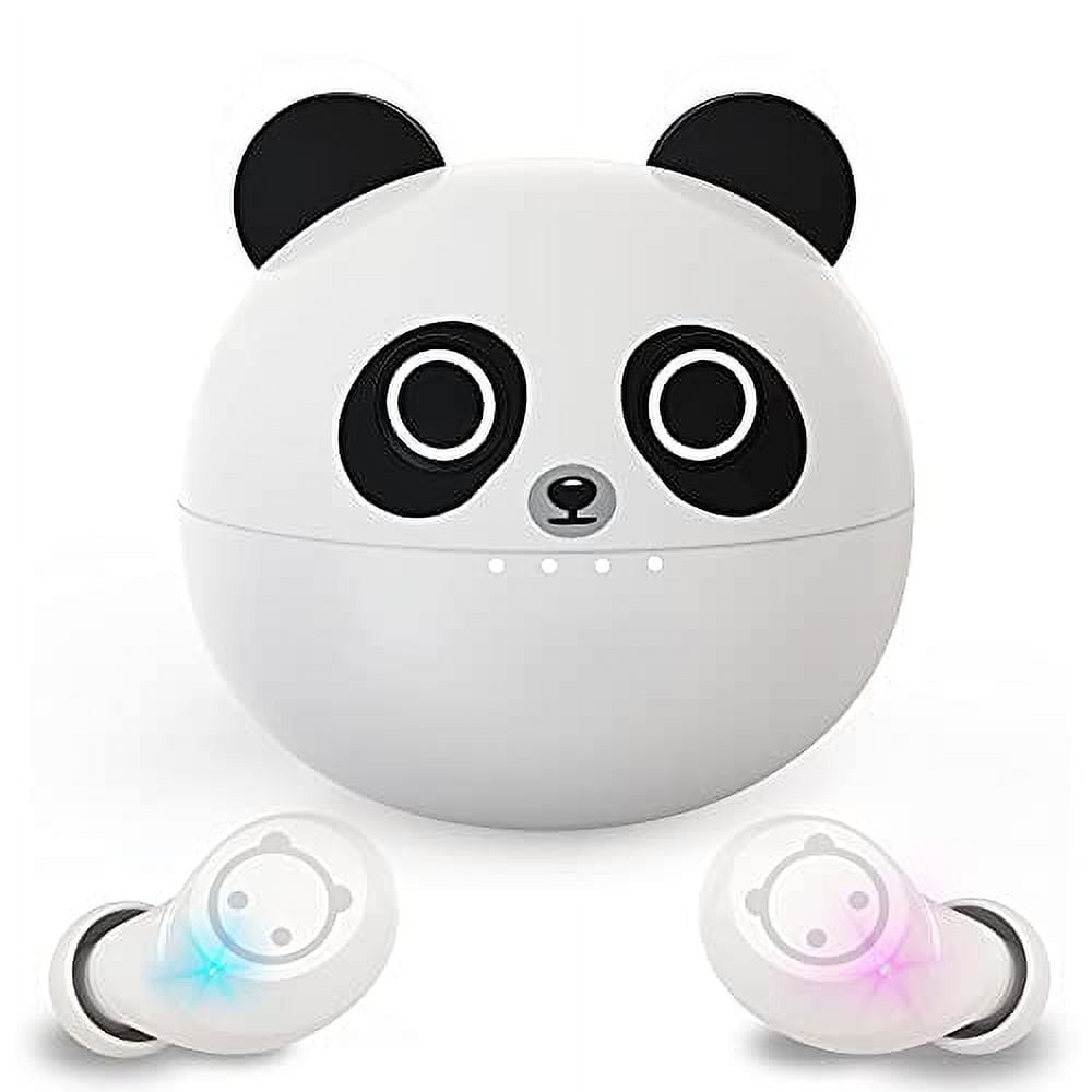 Panda Design Bluetooth 5.0 Wireless Earbuds for Kids, Noise ...