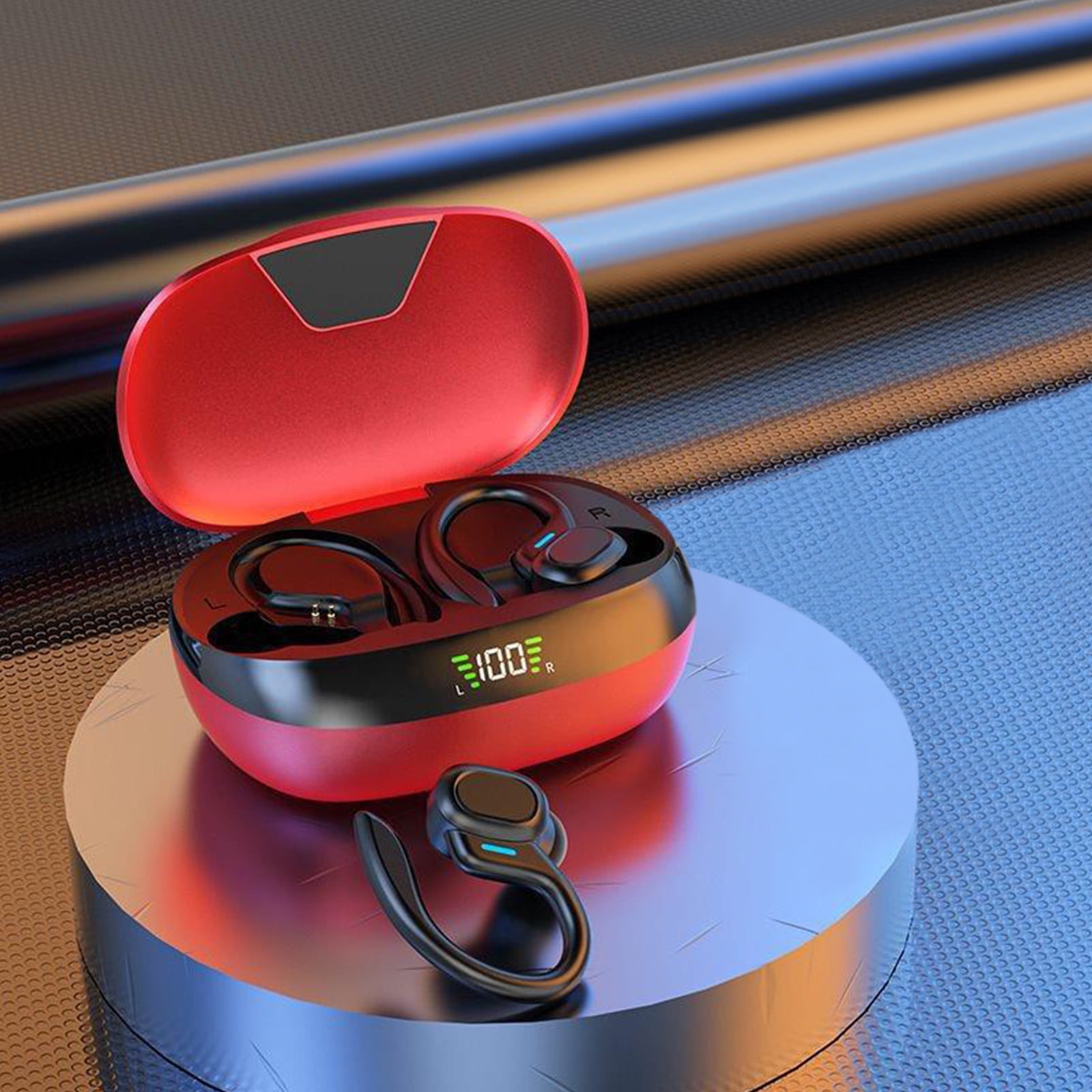 Wireless Earbuds with Noise Cancelling Mic | Sports Earhook Bluetooth ...