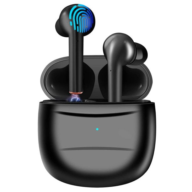 Wireless Earbuds, TWS Bluetooth 5.0 Headphones with Wireless Charging ...