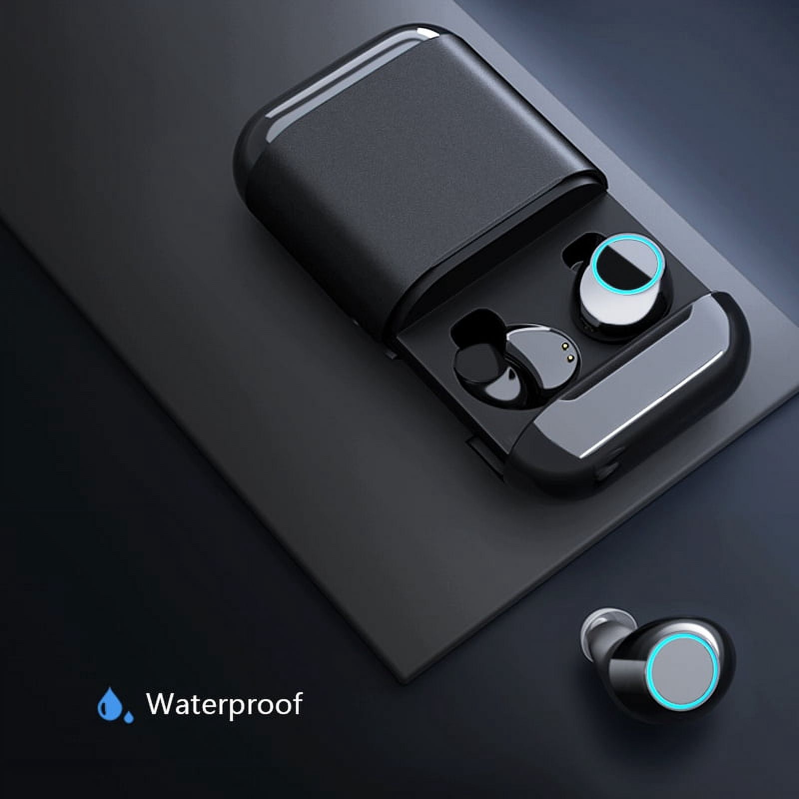 Wireless Earbuds,TWS V5.0 Wireless True Bluetooth Earbuds Mini Portable ...