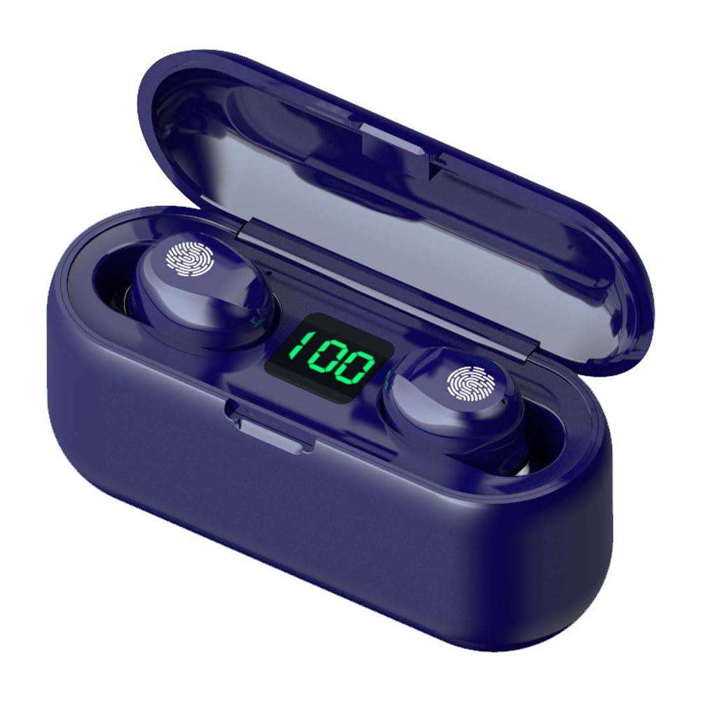 Wireless Earbuds, True Wireless in Ear Bluetooth with Microphone, Deep ...