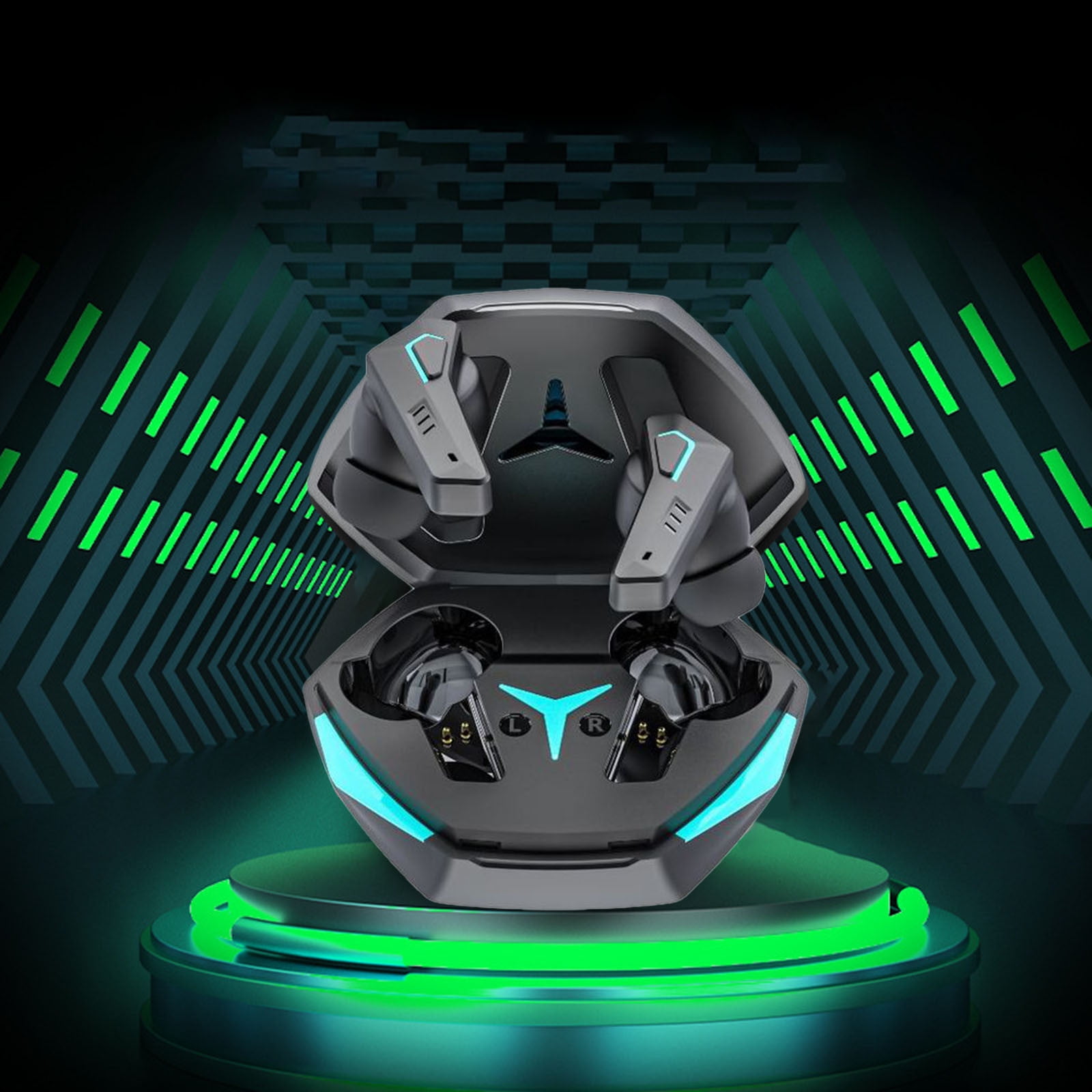 Wireless Earbuds Ture Wireless Bluetooth Headset 5.3 In RGB Light HIFI ...