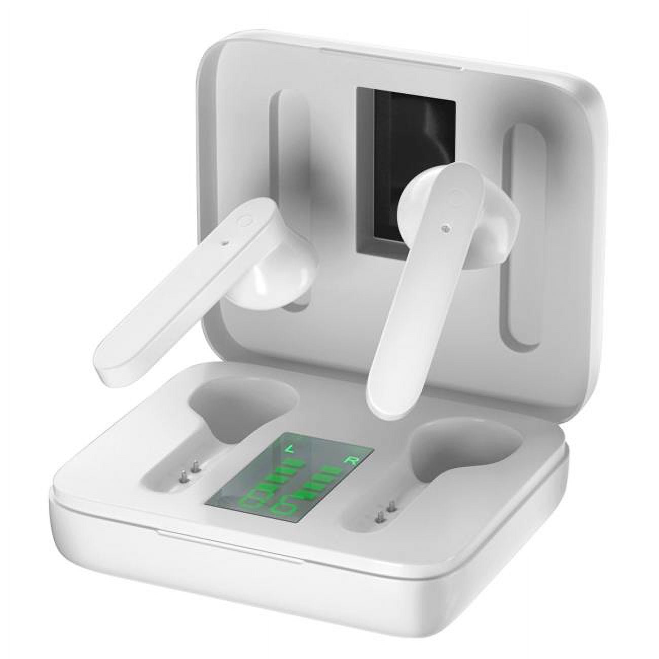 Wireless Earbuds V5.1 TWS Headsets with Touch Control, LED Display, Mic ...