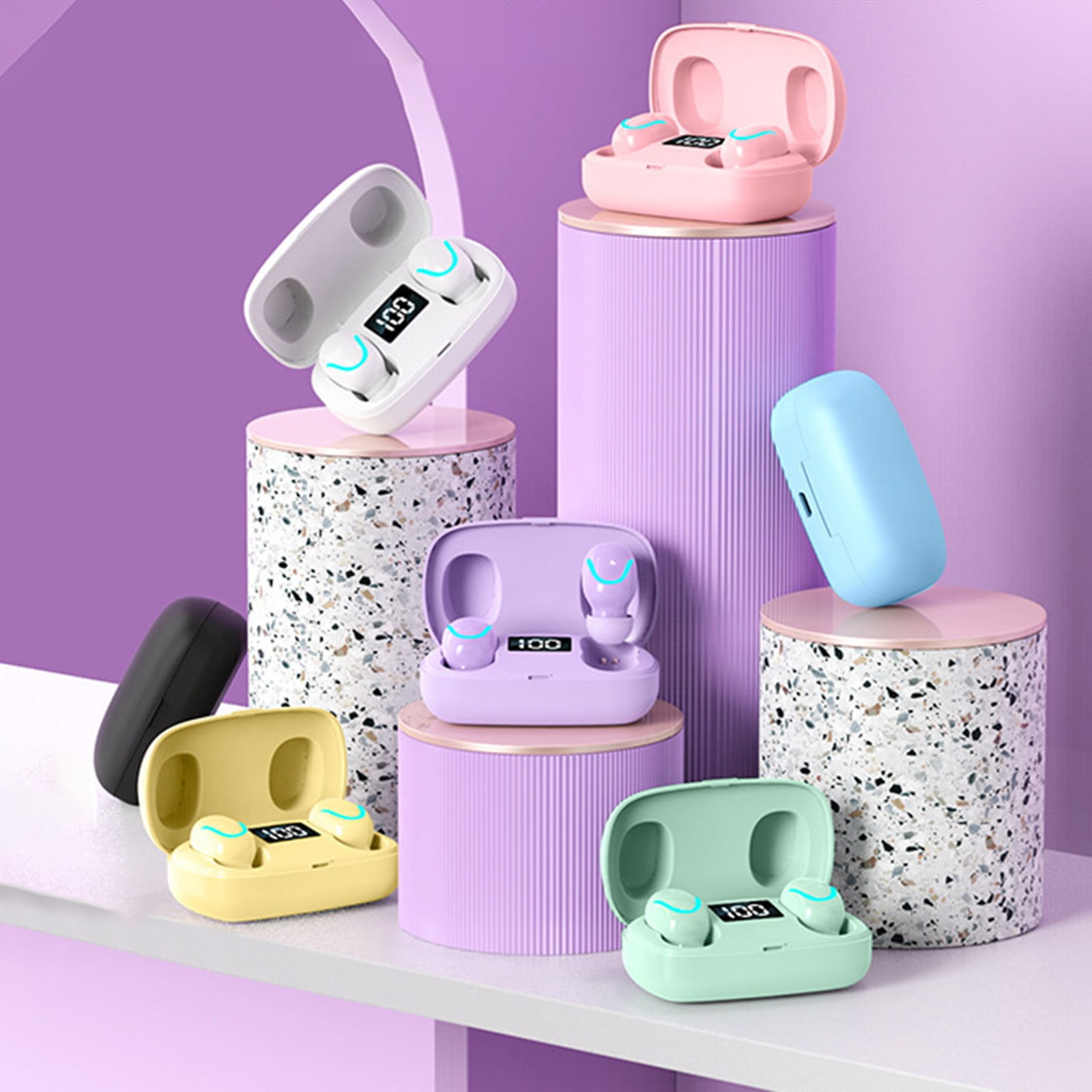 Wireless Earbuds Wireless Earphones Smart Bluetooth Headphones for ...