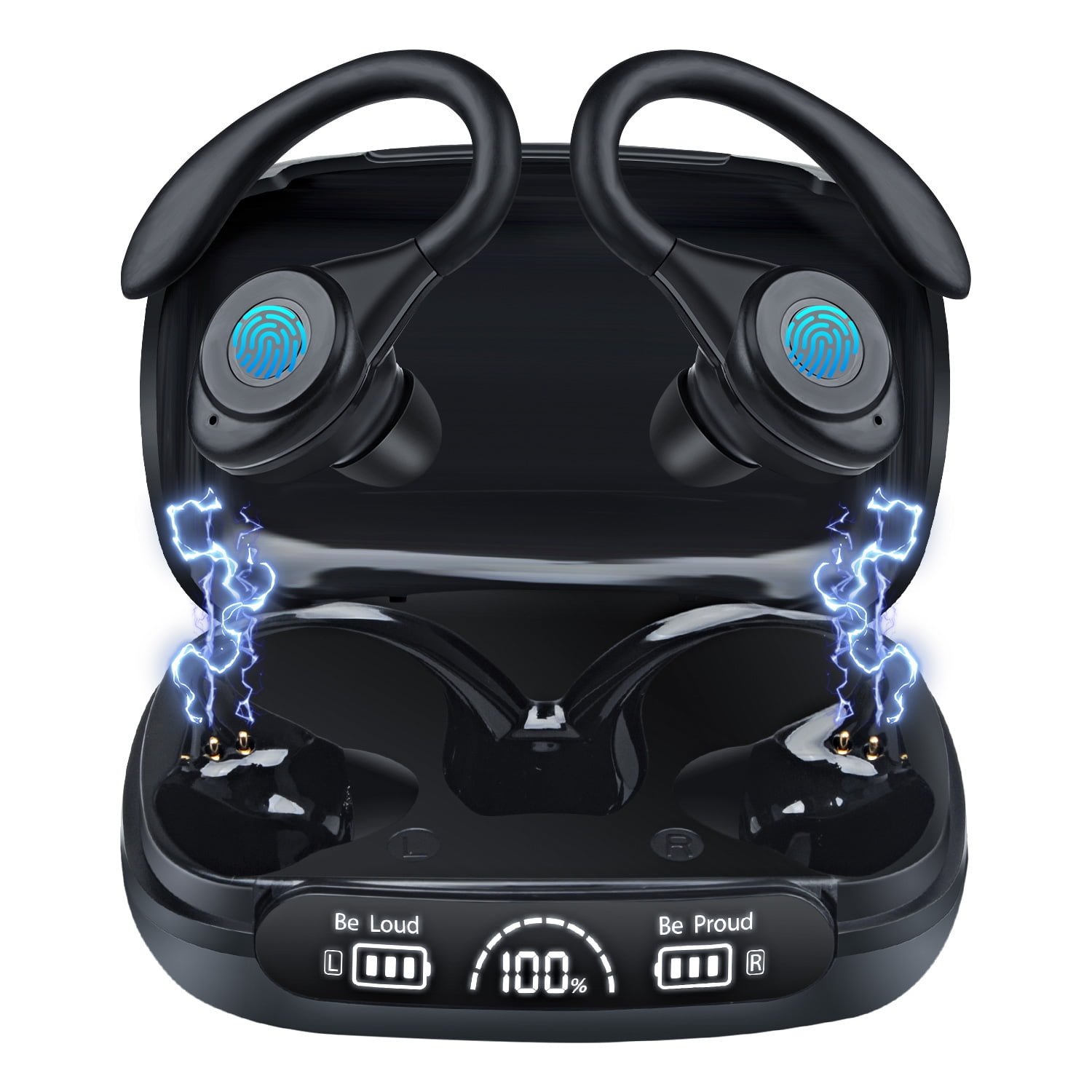 Wireless Earbuds for iPhone Android,Bluetooth 5.3 Headphones 160Hrs ...