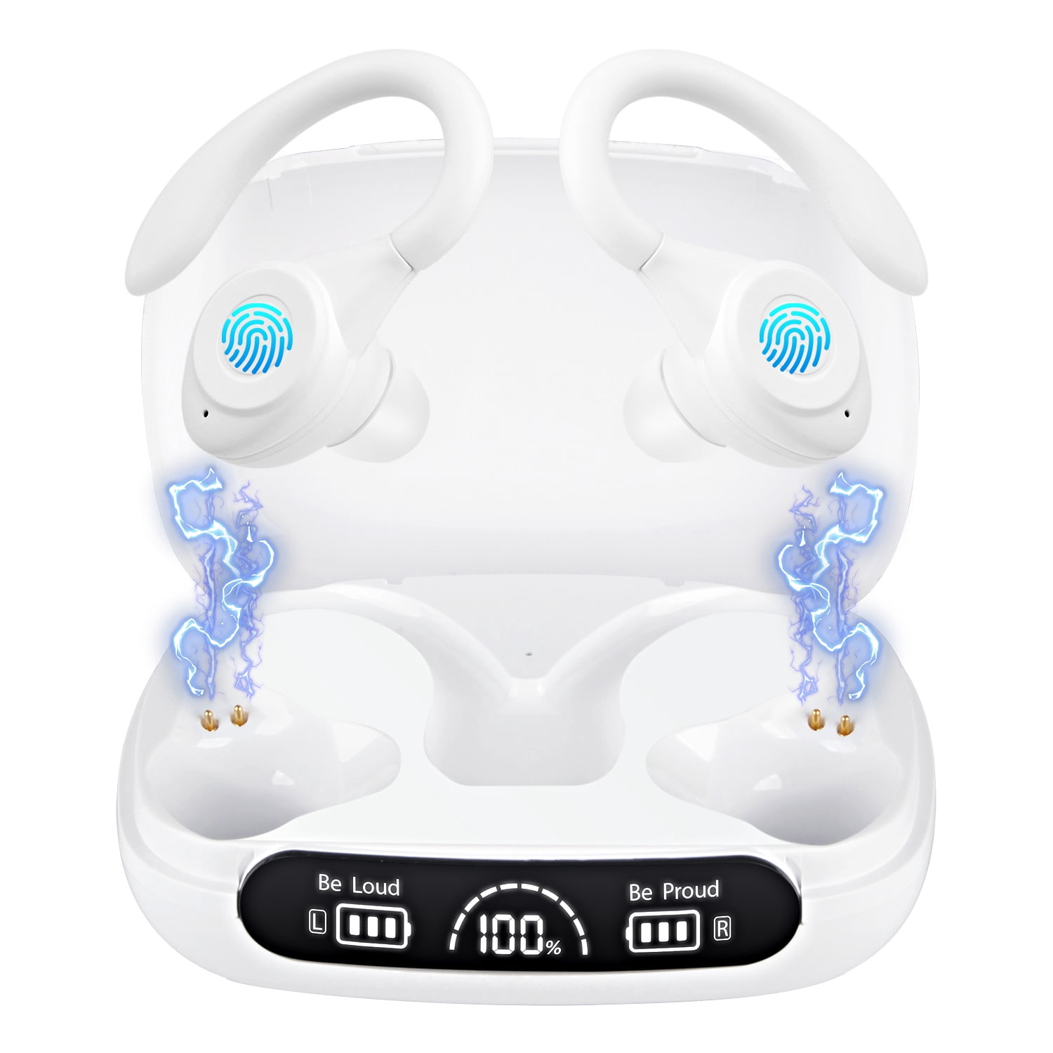 Wireless Earbuds for iPhone Android,Bluetooth 5.3 Headphones 160Hrs ...