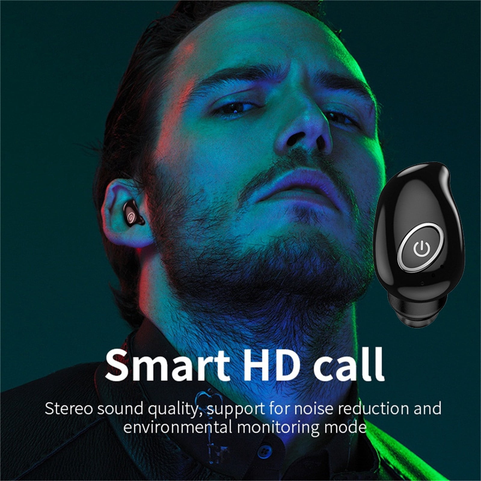 Wireless Earphone Bluetooth 5.0 Stereo Earphone Headset With Mic,Vsgery ...