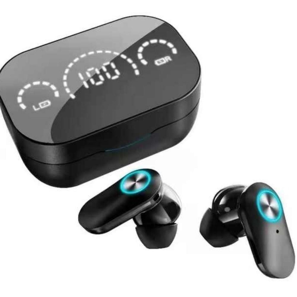 Wireless Earphone Stereo Sound 5.3 Headphone LED Touch Screen Sport ...