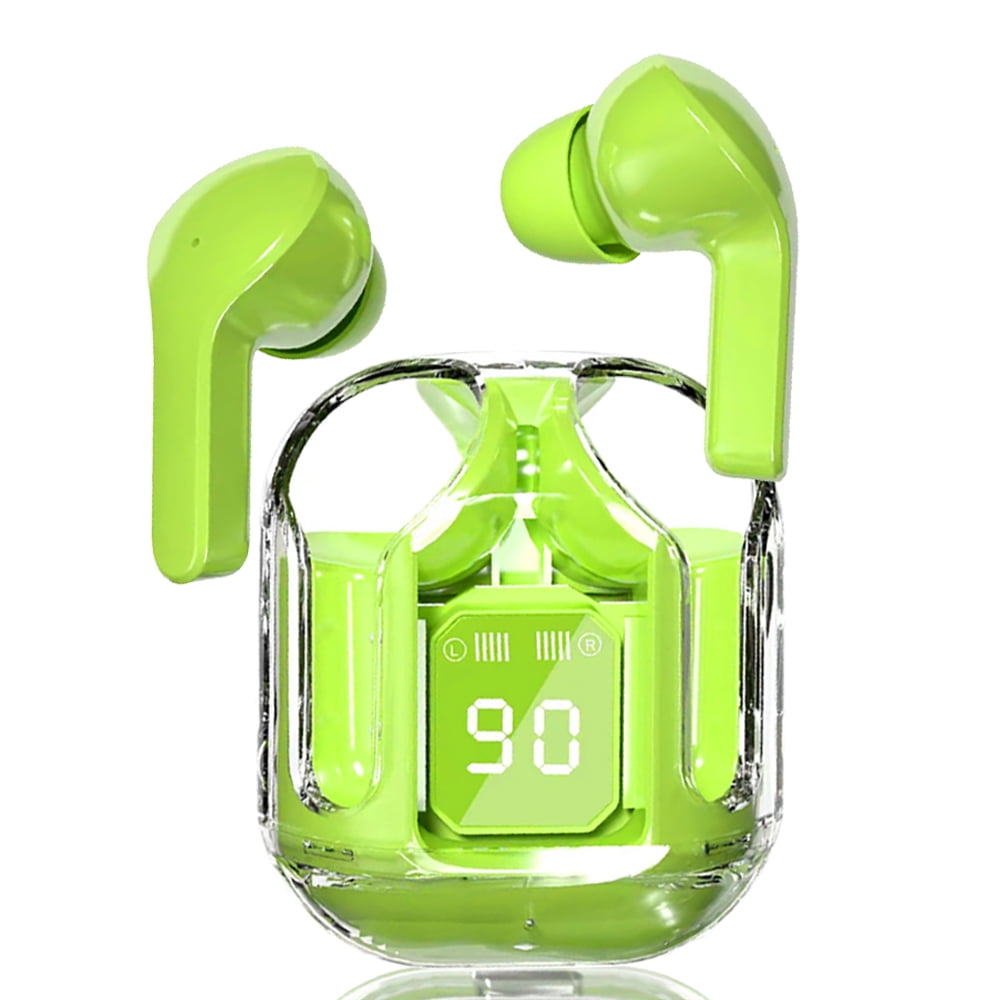 Wireless Earphones Transparent Charging Box Design Touch Control ...