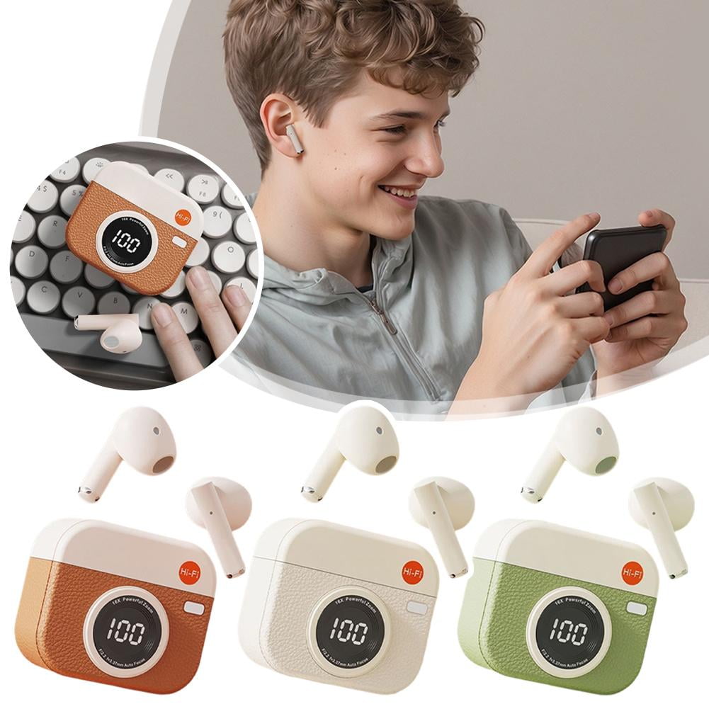 Wireless Earphones with 54 Bluetooth Sport Earbuds with LED Headphones ...