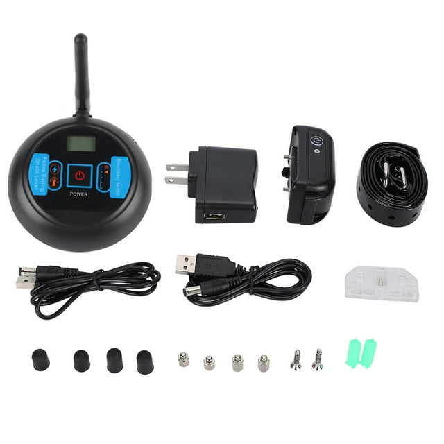 Wireless Electric Fence Bark?Stop Collars Remote Control Trainer ...