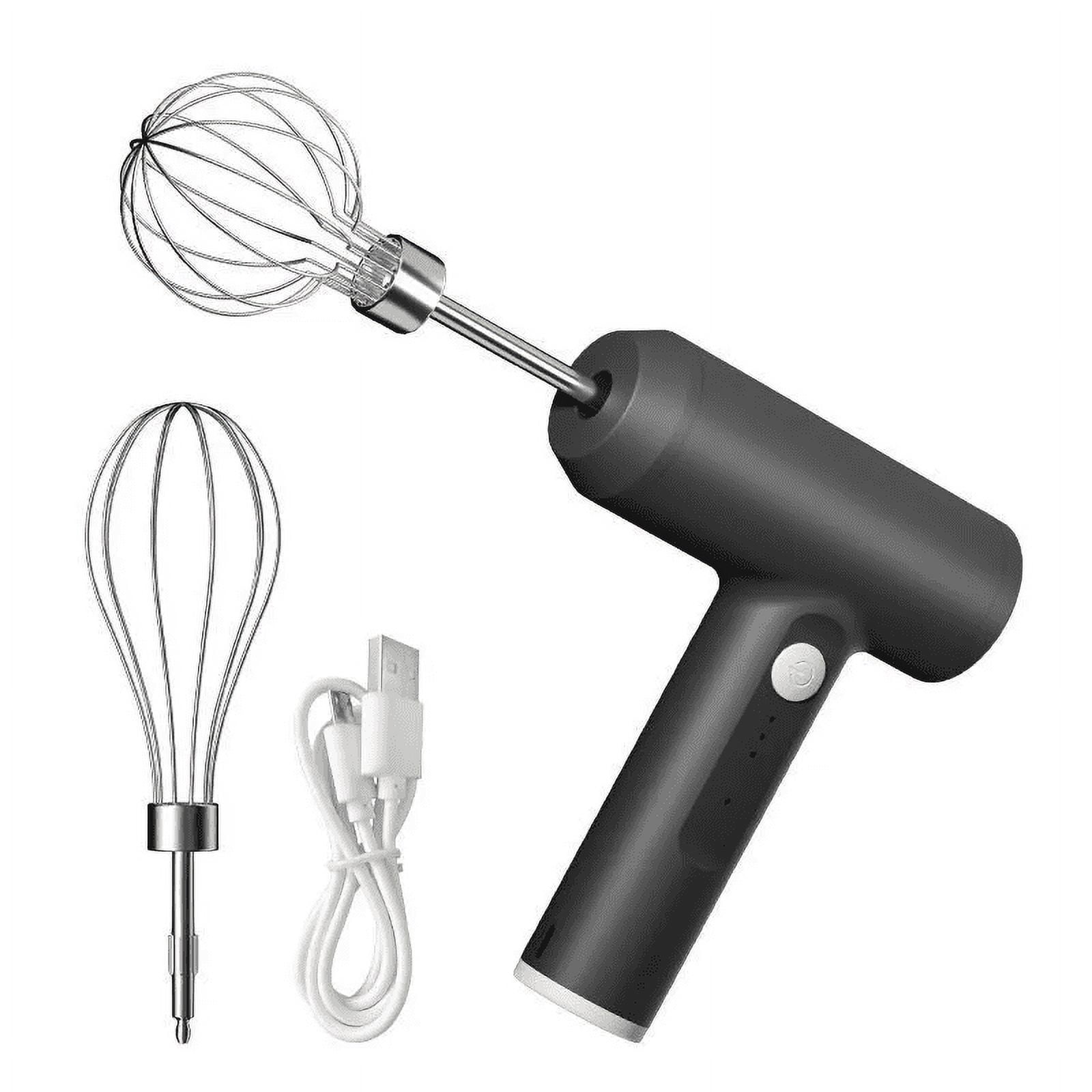 Electric Milk Foamer Egg Beater Food Mixer Hand Mixer USB Charging ...