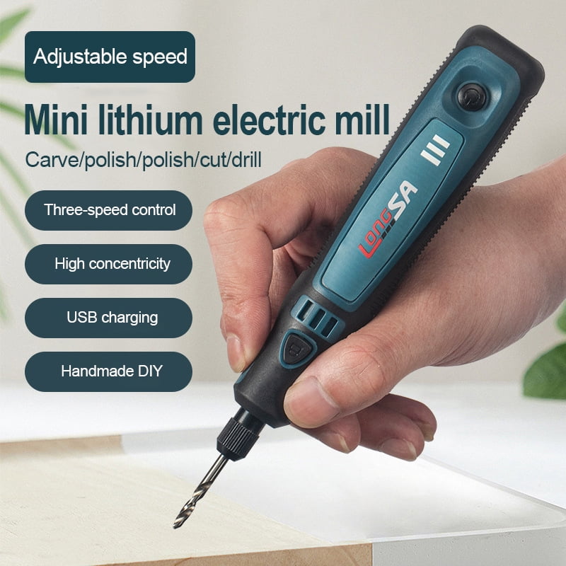 Wireless Electric Grinder Set Micro Rotary Tool Engraver Pen USB ...