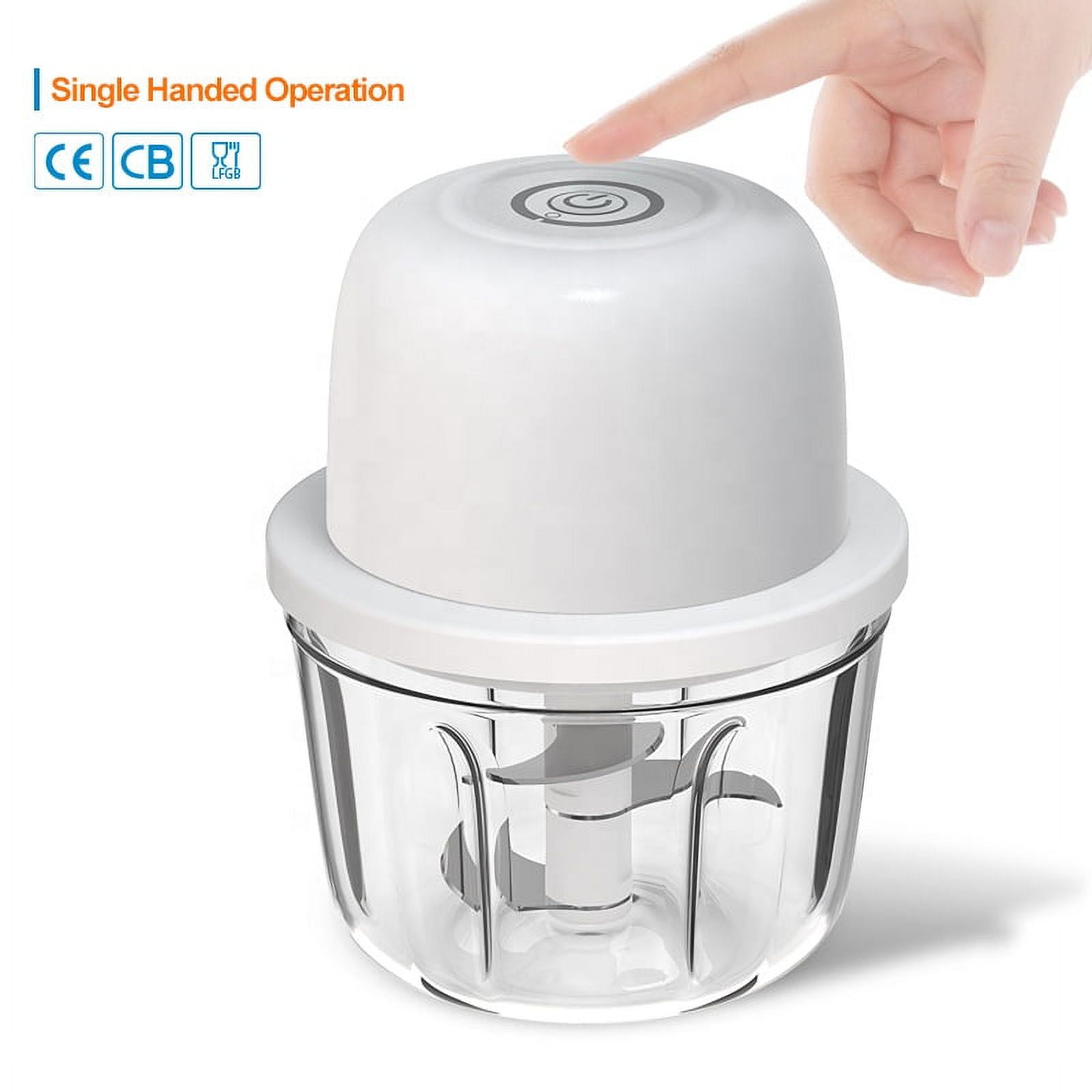 Wireless Electric Mini Garlic Chopper Small Wireless Food Processor ...