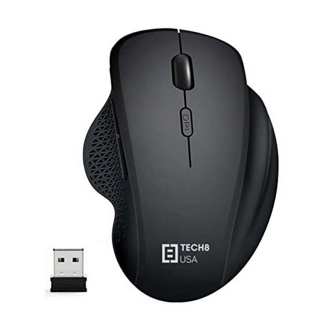 Wireless Ergonomic Mouse, Comfort Grip, Quiet, Smooth Cursor, 3-Level ...